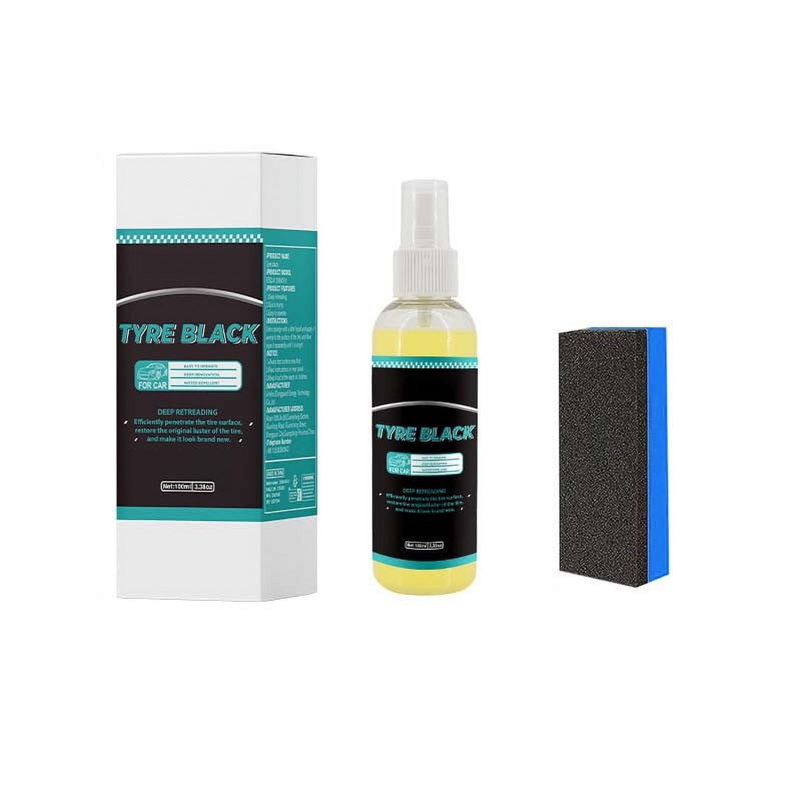 Tire Cleaner and Shine, Tire Black Restorer & Protectant, Delay Aging ...