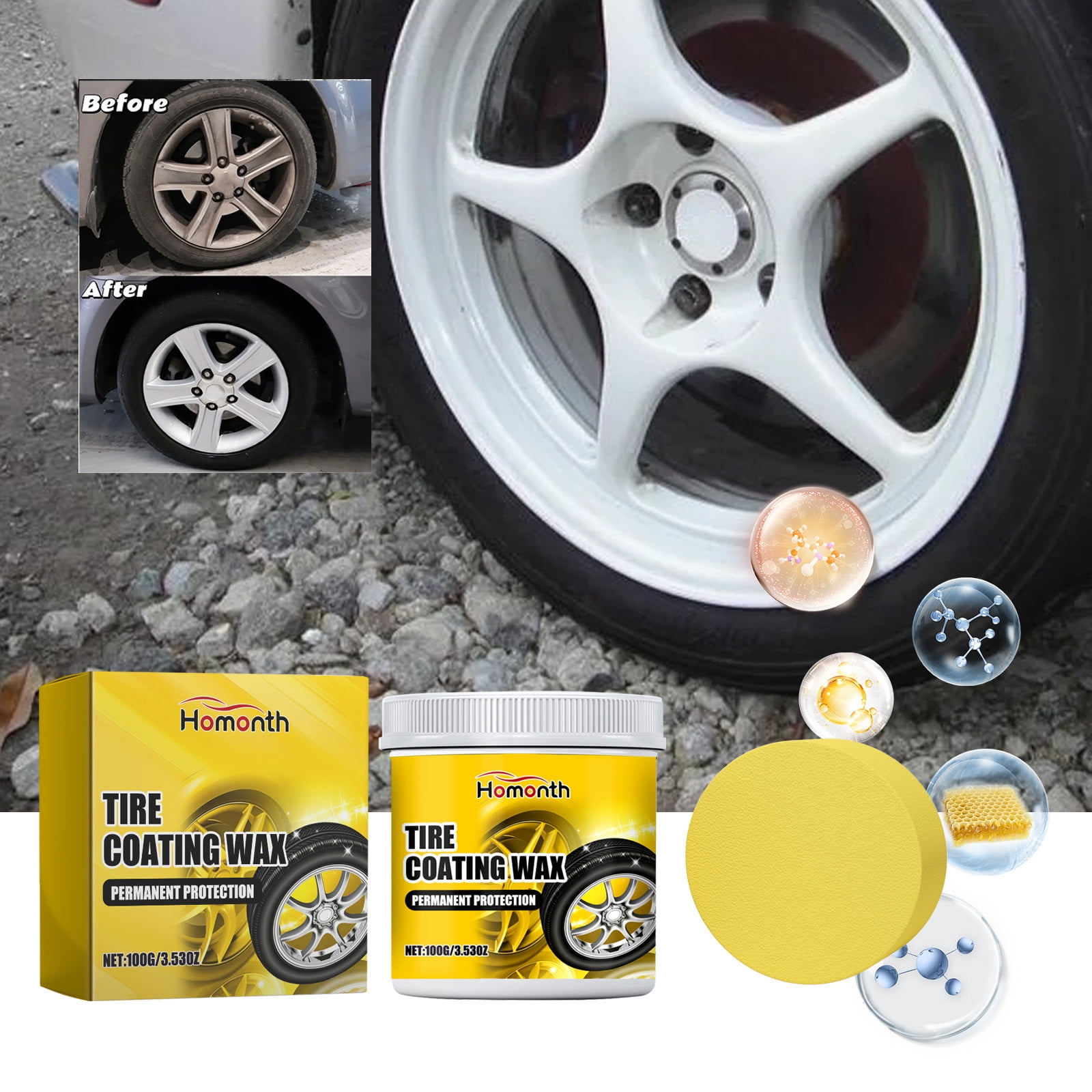 Tire Coating,Renew Plastic,Rubber for Tire Worn Out,Color Fading ...