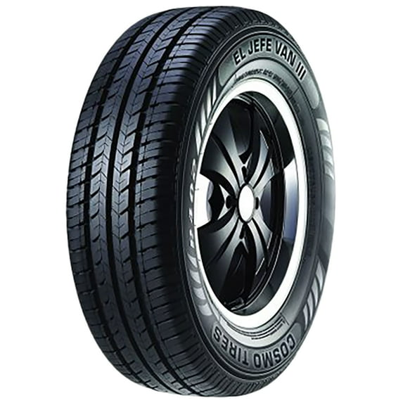 Cosmo El Jefe VAN III Commercial Van Tire, 225/75R16 Load E 10 Ply, All Season Highway ...