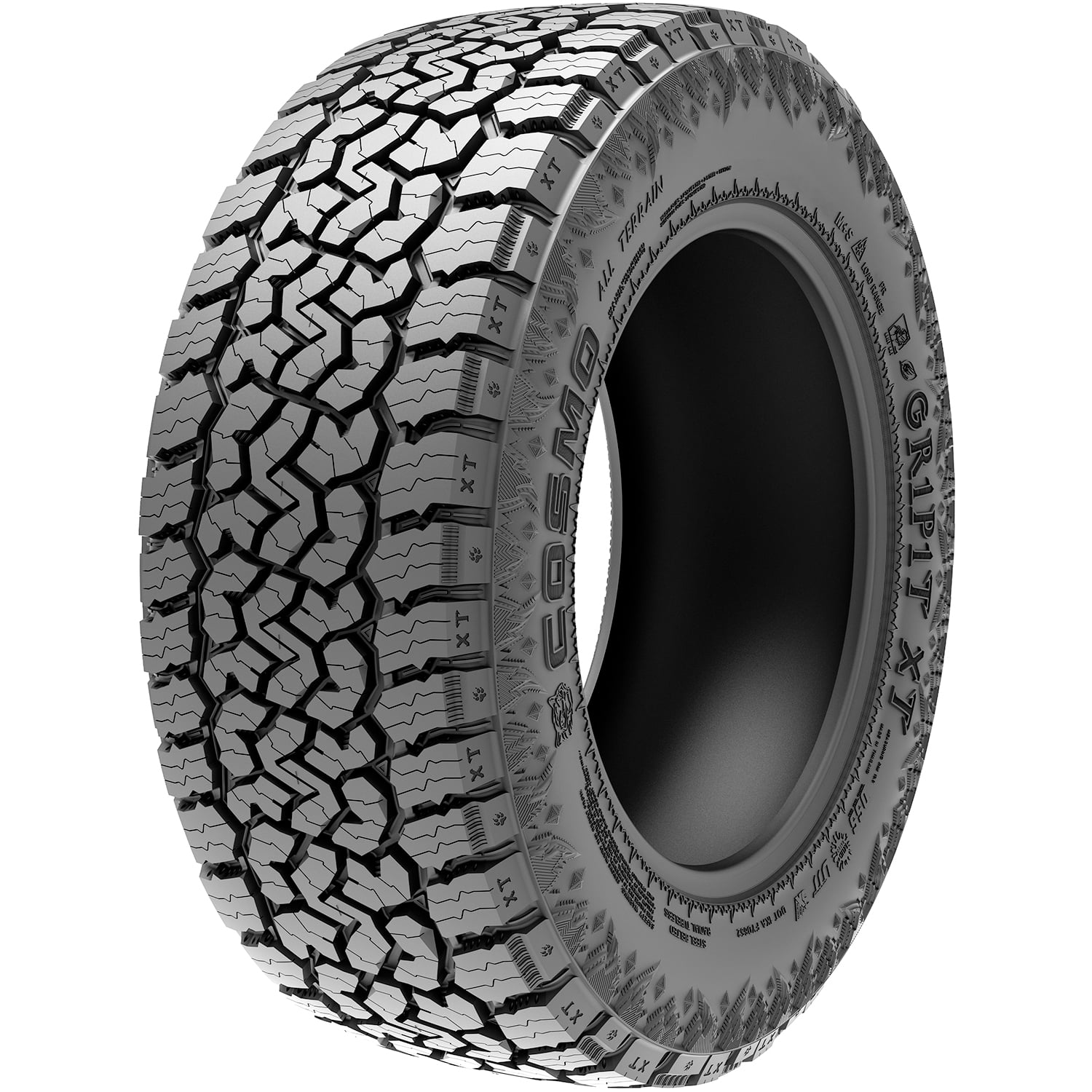 Cosmo Gripit XT 275/70R18 125/122S E 10 Ply x/t Extreme Terrain Light ...