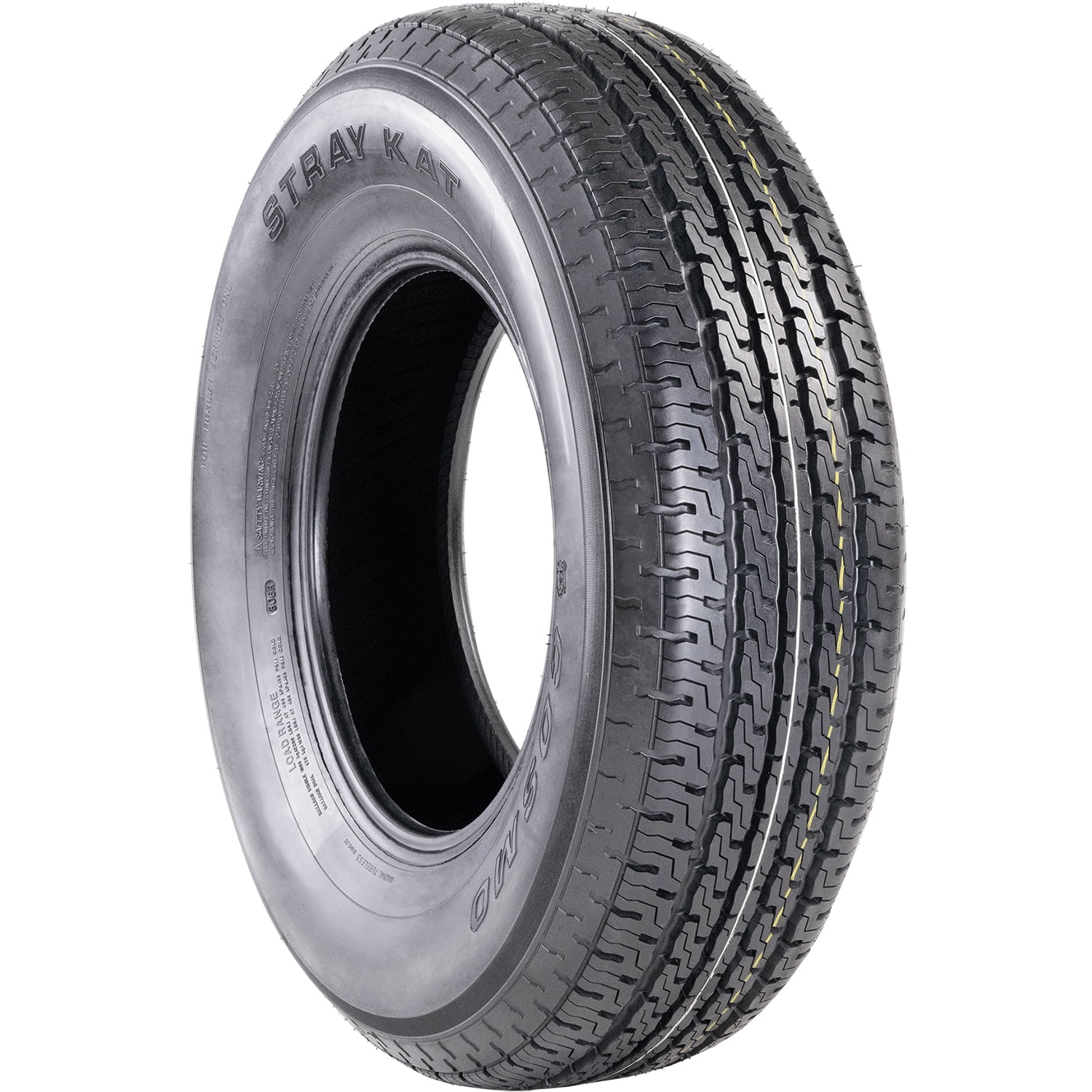 Cosmo Stray Kat Semi-Steel ST205/75R14 205/75R14 105/101M D 8 Ply Trailer Tire - Walmart.com