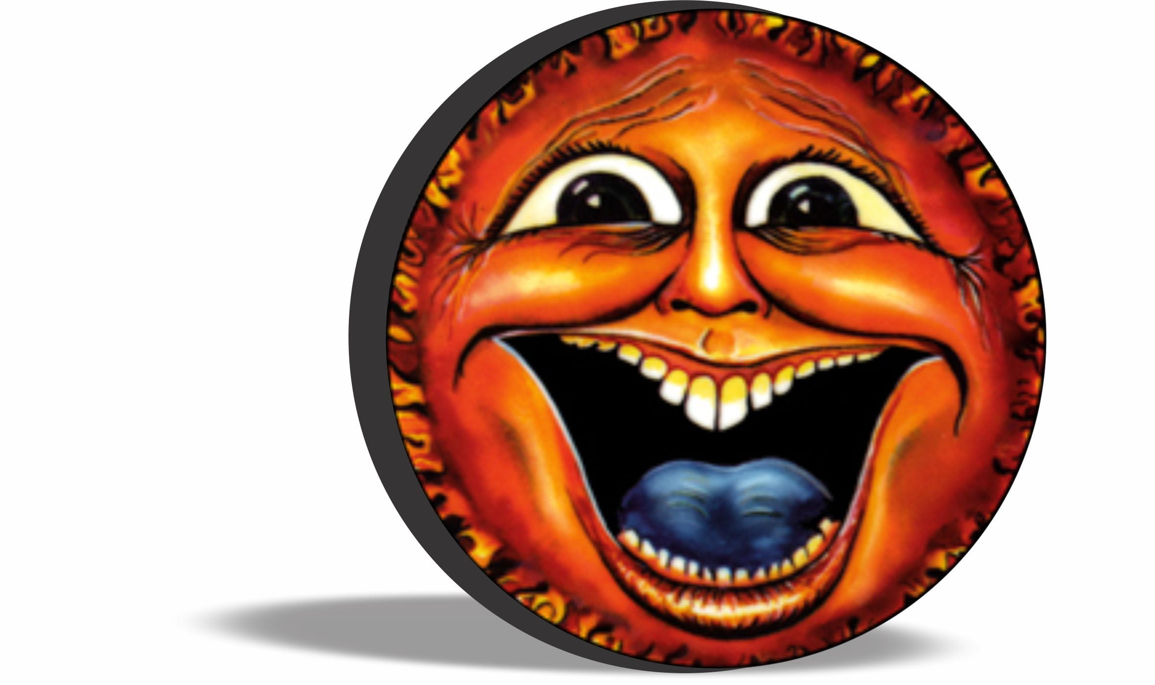 Tire Cover Central Smiley Sun Face Spare Tire Cover Black Vinyl 255 ...