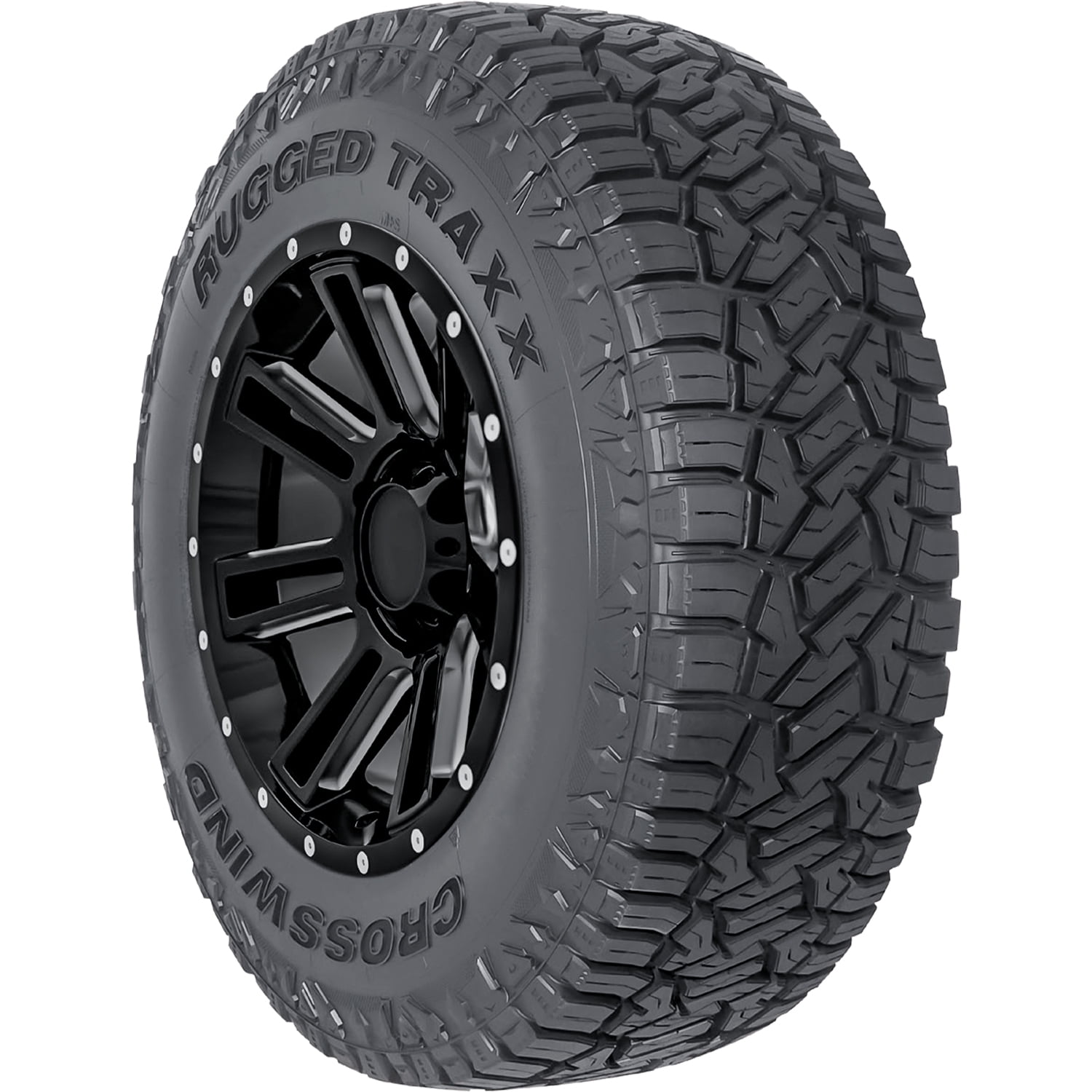 Crosswind Rugged Traxx 265/70R17 123/120Q E 10 Ply r/t Rugged Terrain Light Truck Tire - Walmart.com