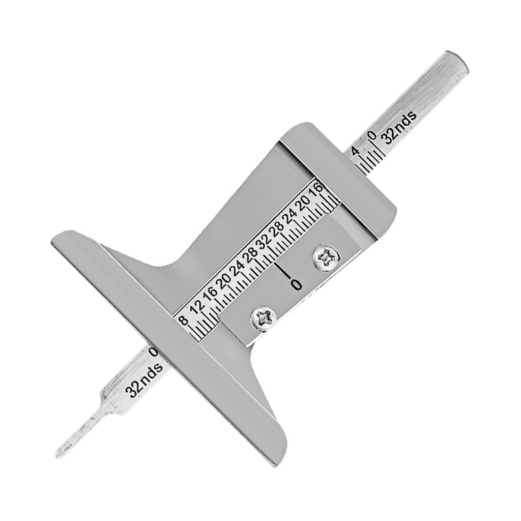 Tire Depth Gauge, Tire Depth Measurement Tool, Tire Wear Gauge in 32nds ...