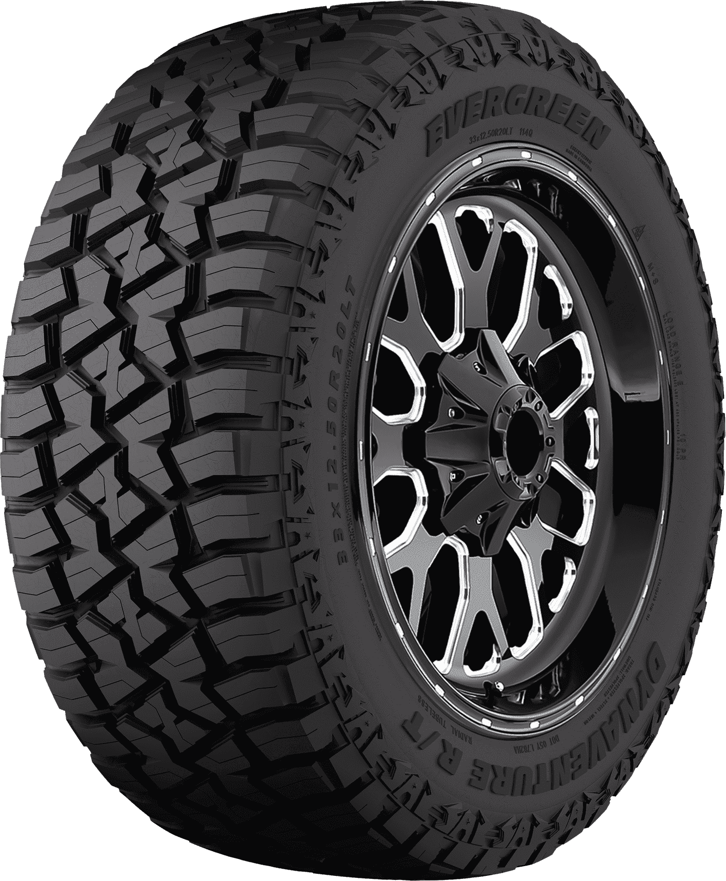Tire EVERGREEN Dynaventure R/T 35x13.50R20LT All-Terrain Tire - Walmart.com