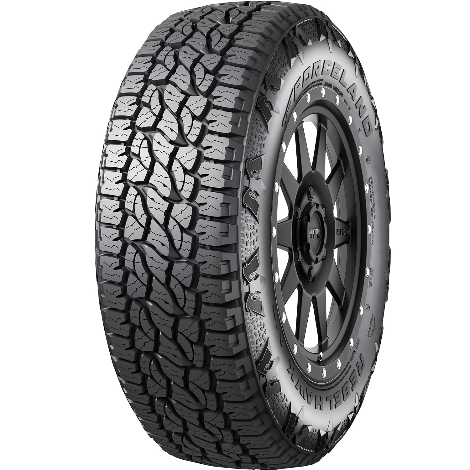Tire Forceland Rebel Hawk A/T LT 265/70R17 Load E 10 Ply AT All Terrain ...