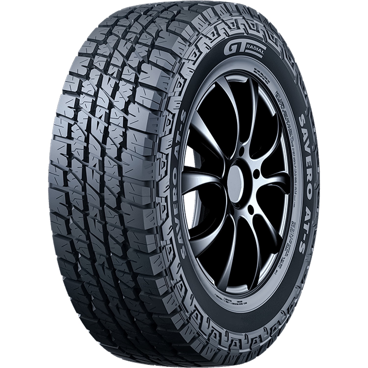 GT Radial Savero AT-S All Terrain Tire, Size 265/65R17 112T, Suitable for Truck/SUV, All Season ...