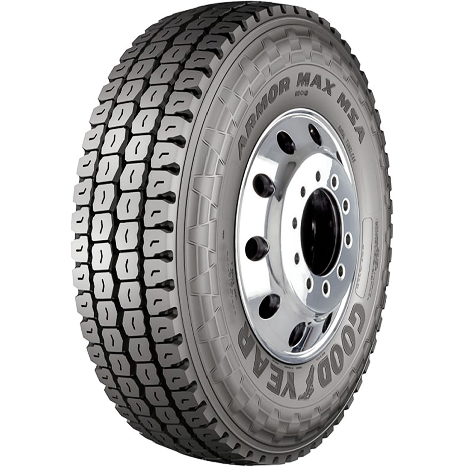 Goodyear Armor Max MSA 255/70R22.5 140/137K H 16 Ply All Position ...