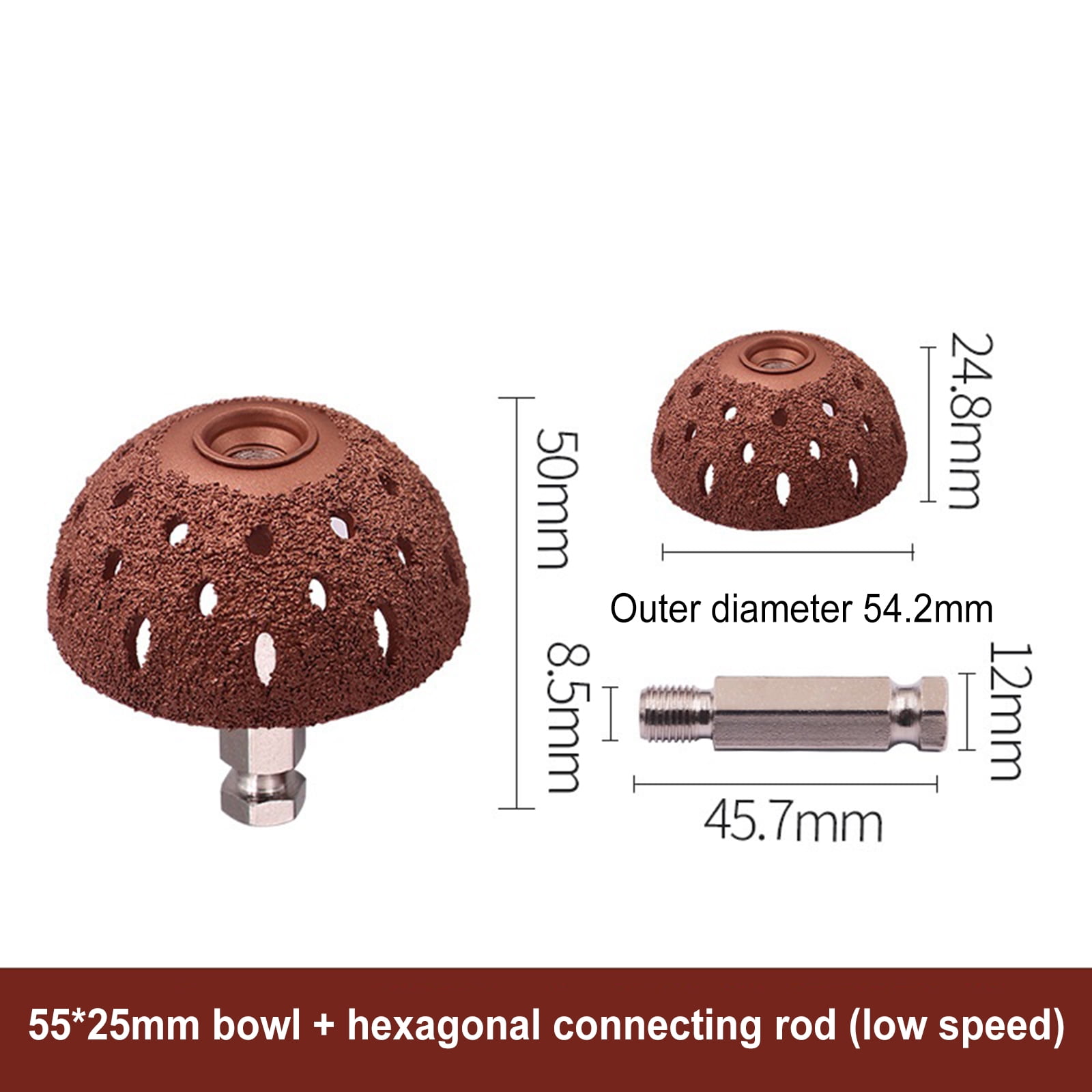 Tire Grinding Head Tungsten Steel Hemispherical Pneumatic Tire Grinding ...