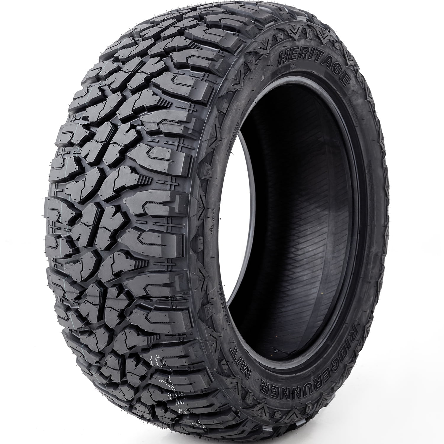 Tire Heritage RidgeRunner M/T LT 33X12.50R18 Load E 10 Ply MT Mud ...