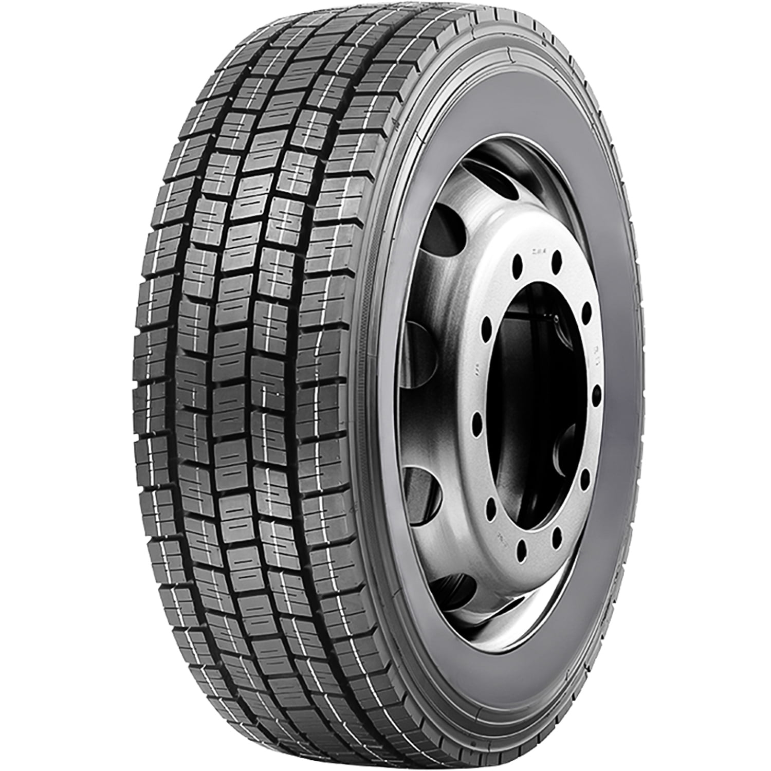 Hubtrac Regional D12 245/70R19.5 136/134M H 16 Ply Drive Commercial Tire - Walmart.com