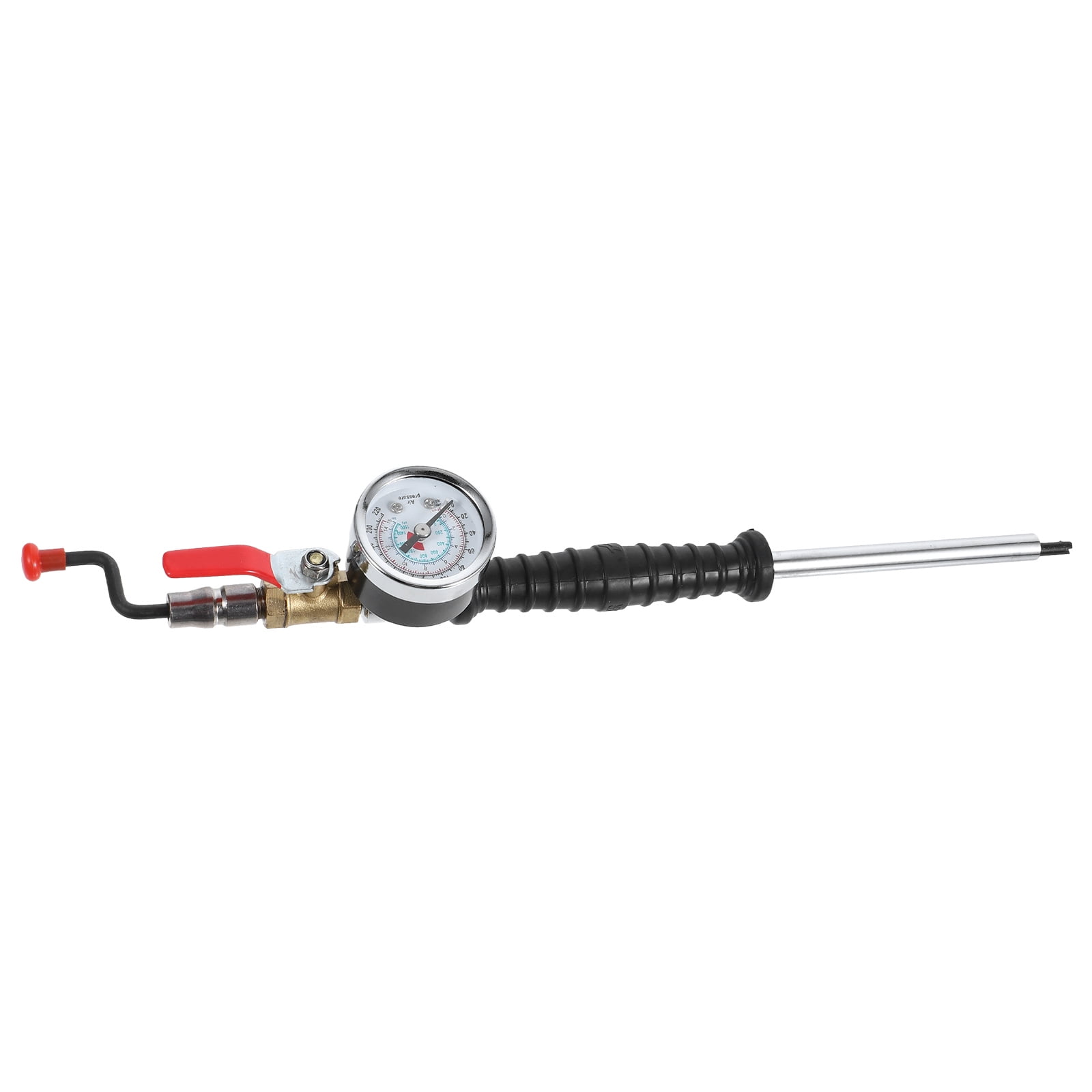 Tire Inflation Nozzle Pressure Gauge for Car Tires Air Chuck with ...