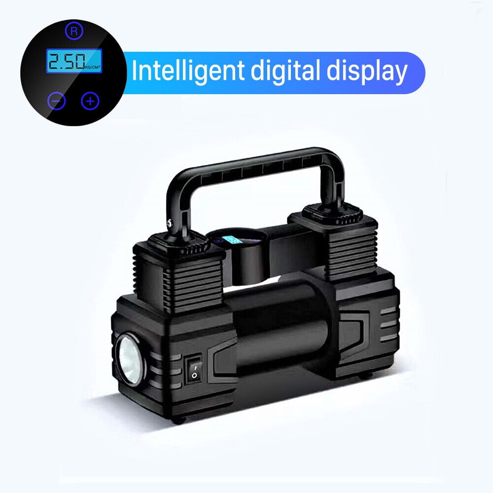 Tire Inflator Air Compressor, 12V Portable Car Air Pump with Digital ...