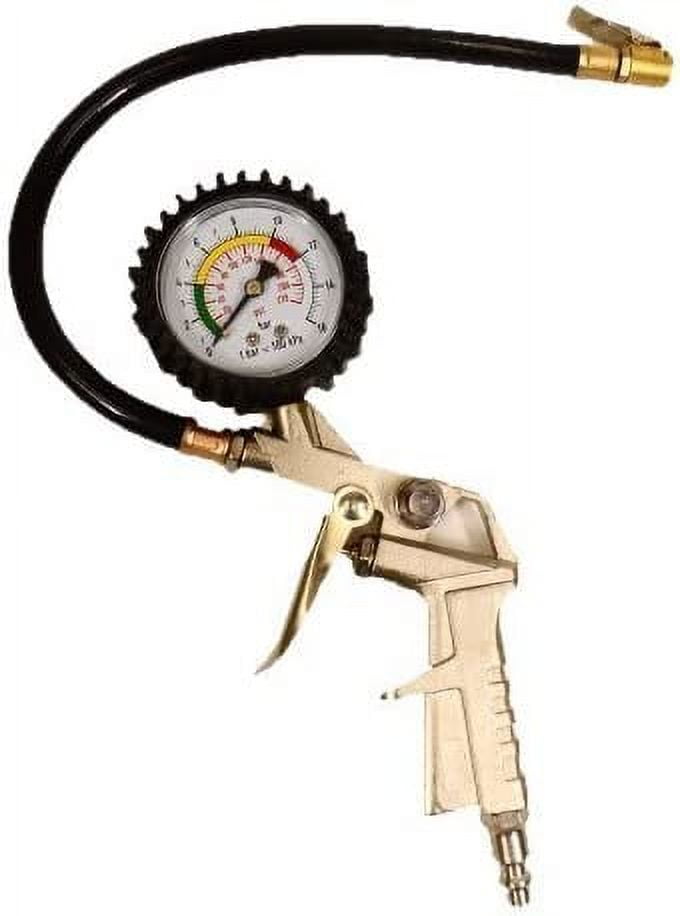 Tire Inflator Gun with Oversized Dial Reader (Up to 220 PSI Guage ...