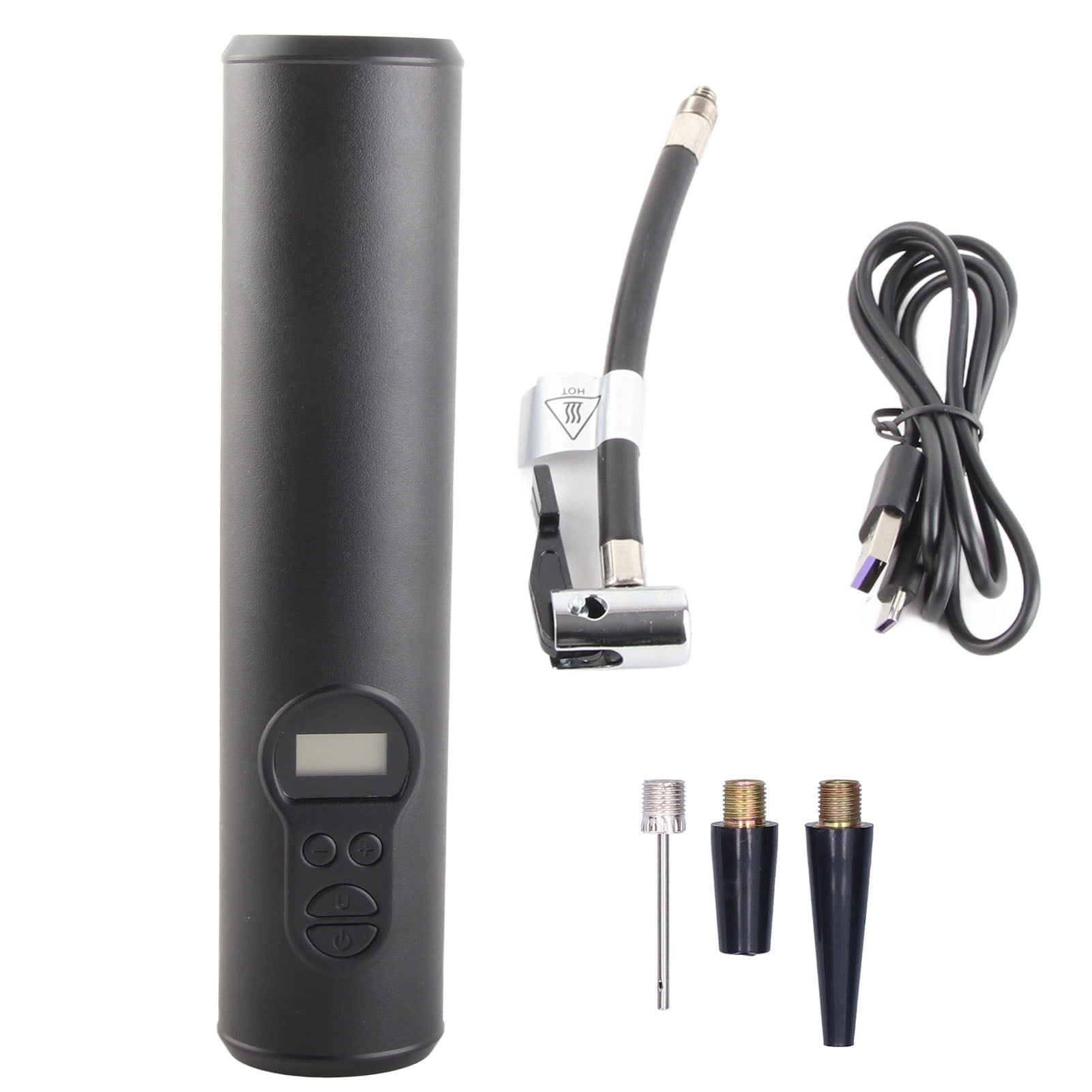 Tire Inflator Hand Held Wireless LCD Cordless Inflatable Pump Portable ...