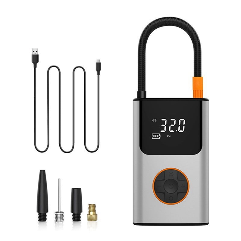 Tire Inflator Portable Air Compressor, 150 PSI Cordless Portable Tire ...