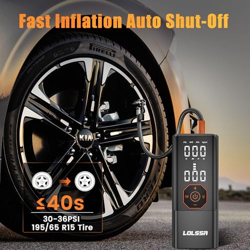 Tire Inflator Portable Air Compressor-25000mAh＆180PSI Air Pump for Car ...