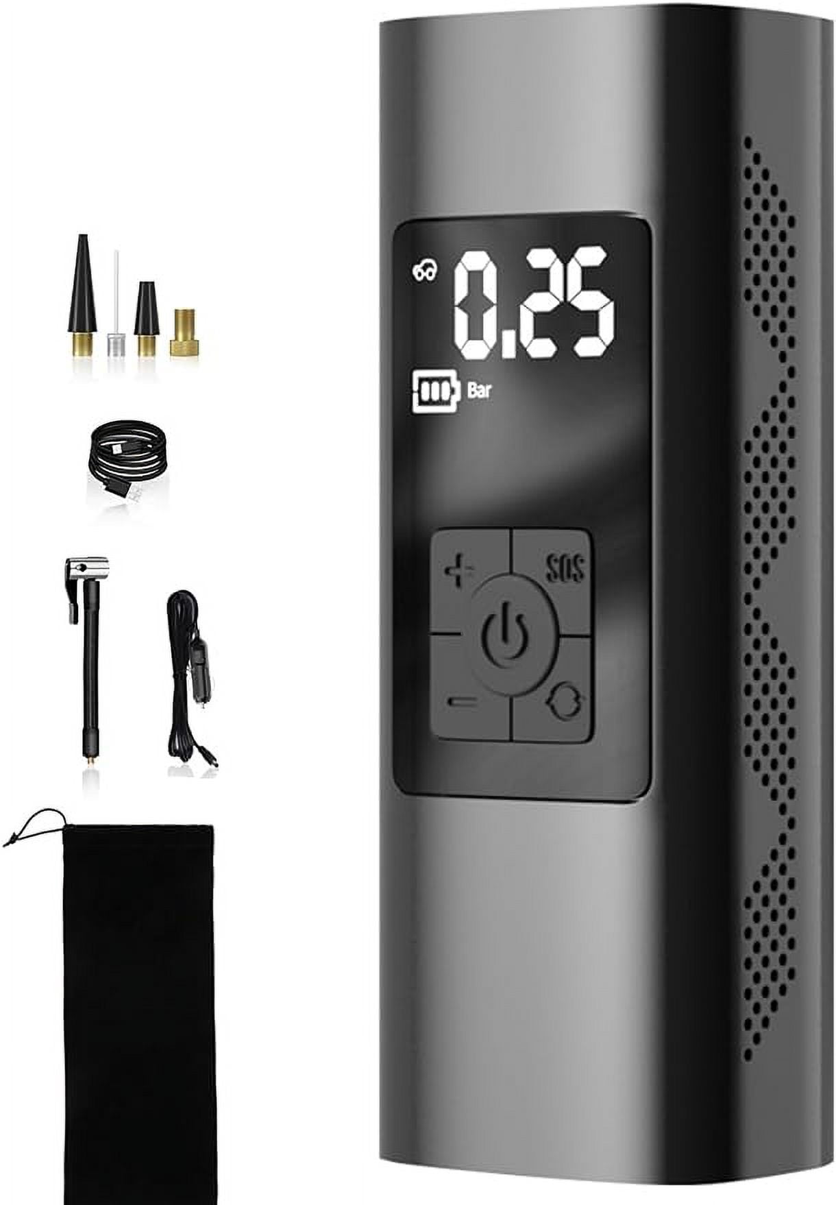 Phmnkl Tire Inflator Portable Air Compressor - 6000mAh Portable ...