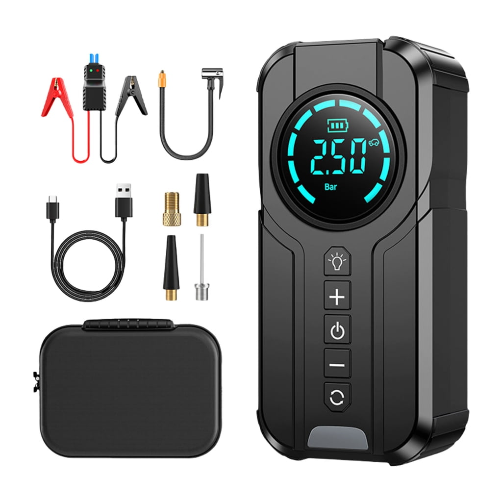 Tire Inflator Portable Air Compressor,60W Cordless Car Tire Pumps ...