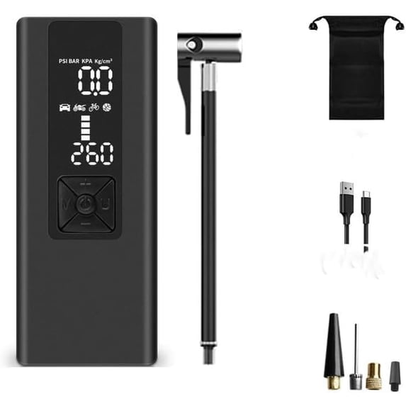 Tire Inflator Portable Air Compressor | Portable Cordless Air Pump | High-Performance 150 PSI ...