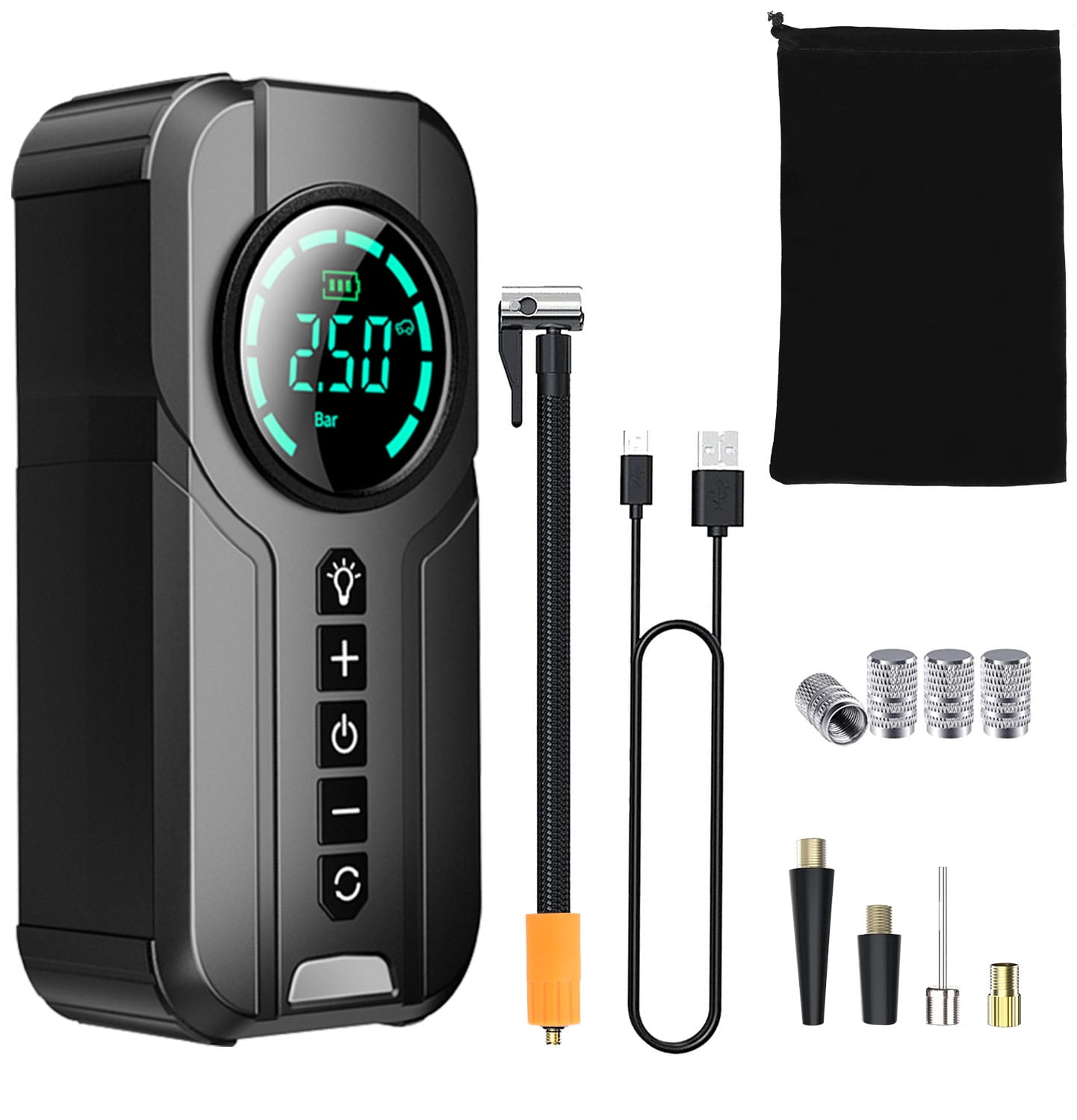 Tire Inflator Portable Air Compressor, iMountek 150PSI Portable Tire ...