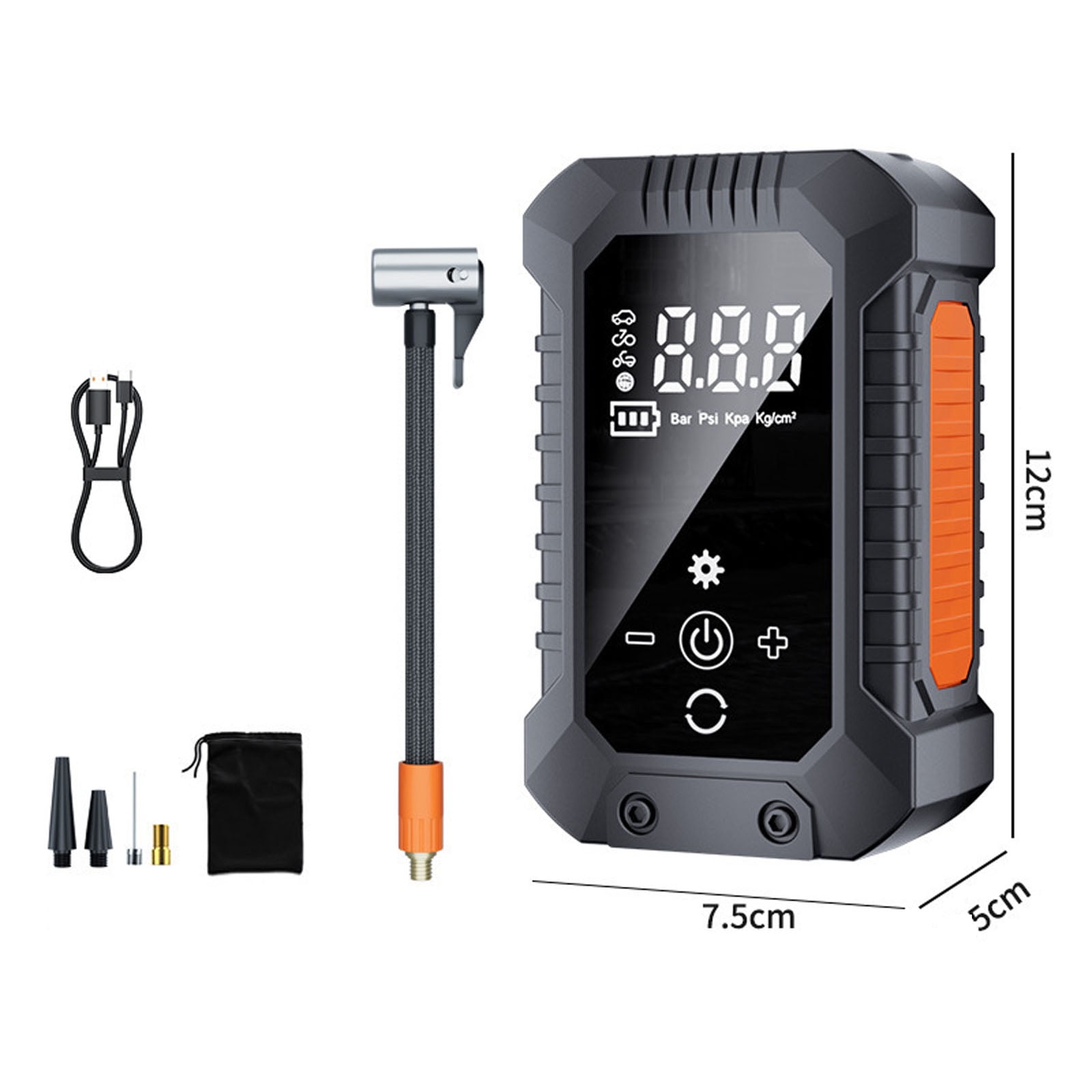 Tire Inflator Portable Air+Pump for Car Tires Cordless Rechargeable ...