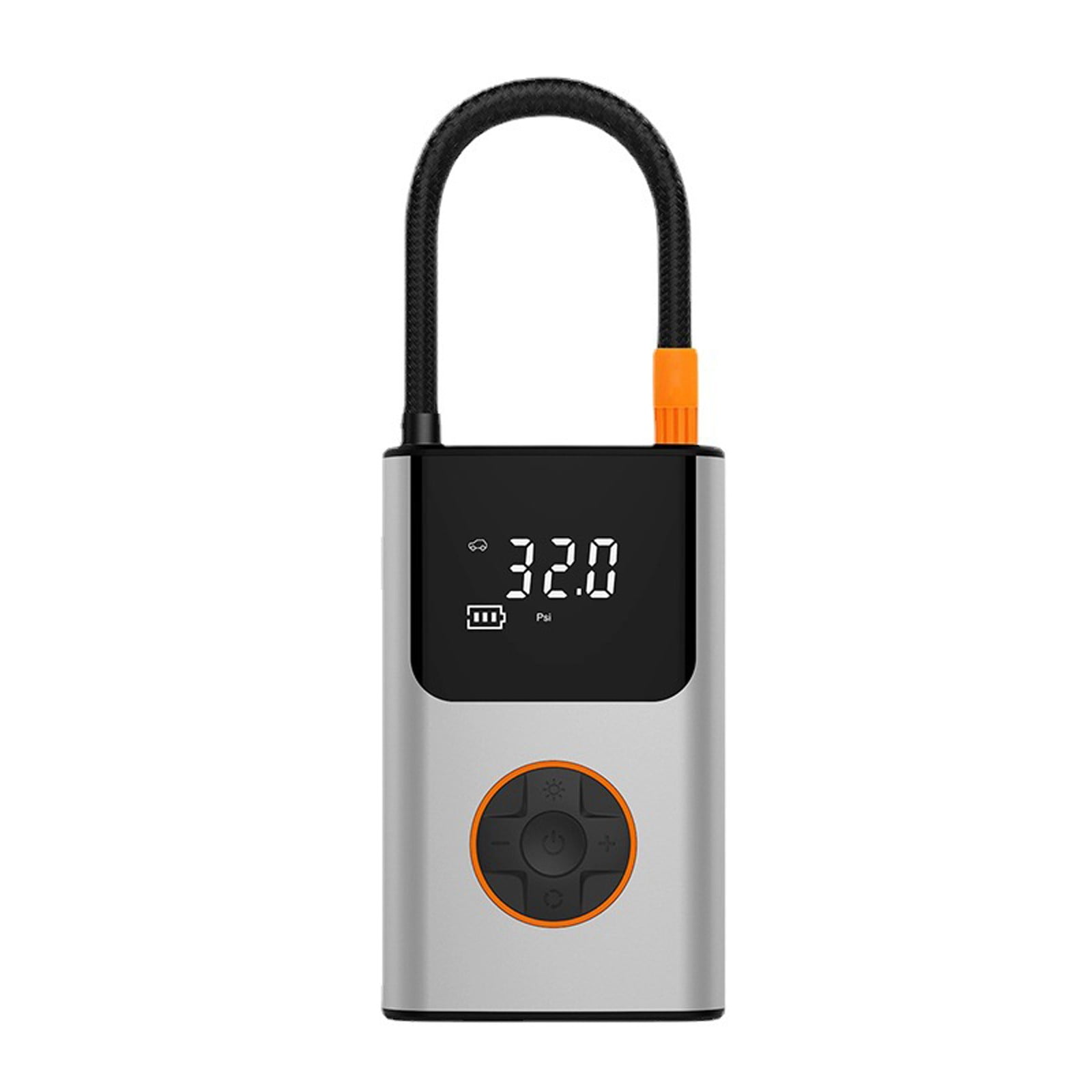 Tire Inflator Portable Compressor, Bike, LCD Screen And Digital Tire ...