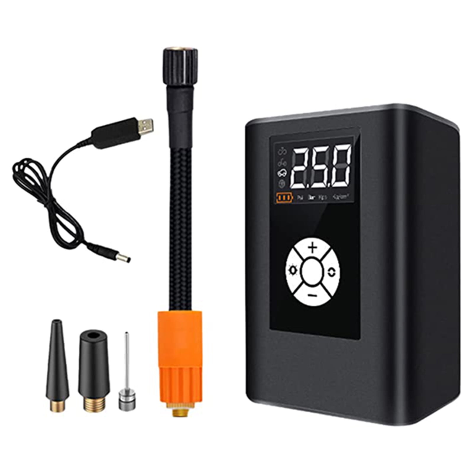 Tire Inflator, Portable Inflator, Tire Pump Digital Pump with Emergency ...
