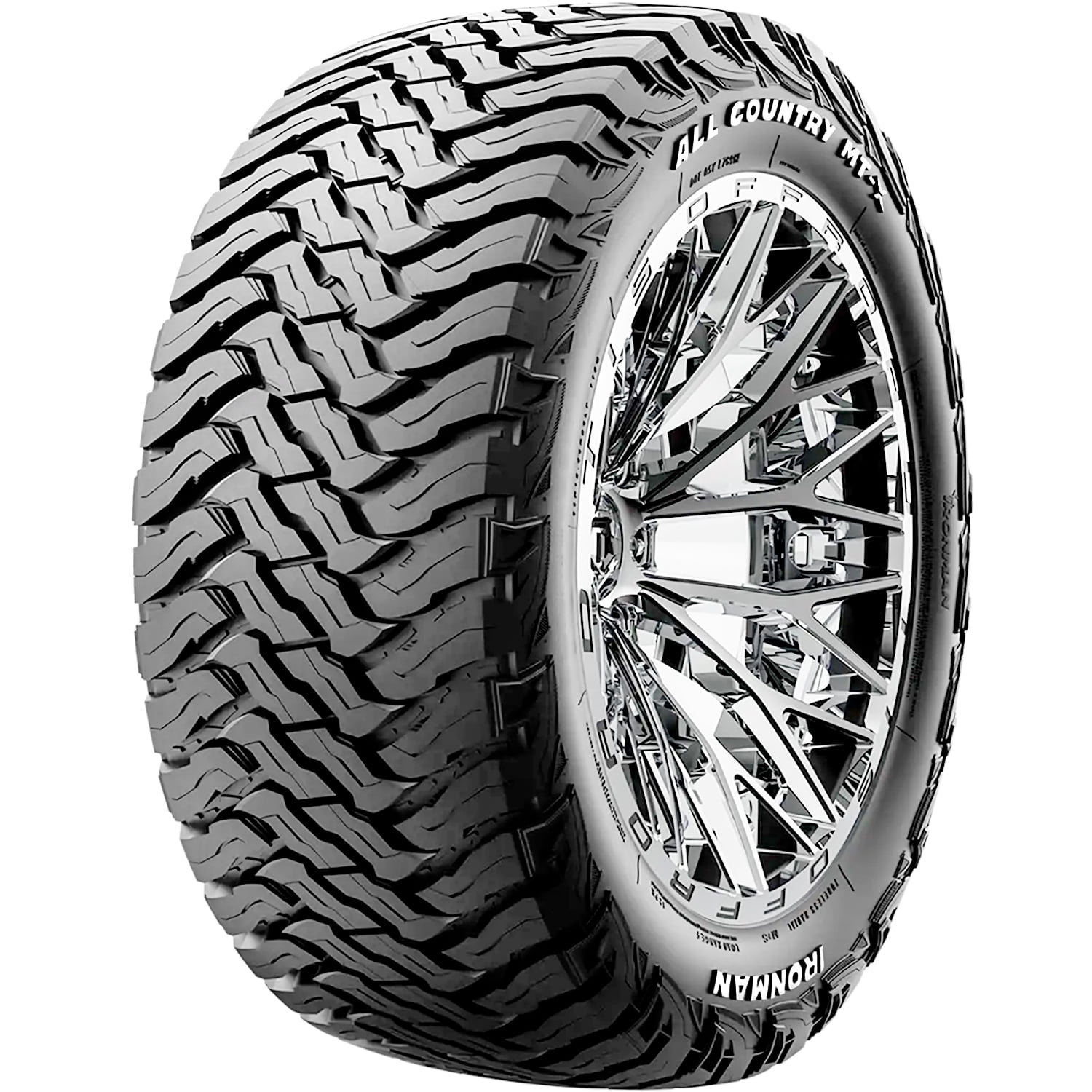Ironman All Country M/T-X 285/75R16 126/123Q E 10 Ply x/t Extreme ...