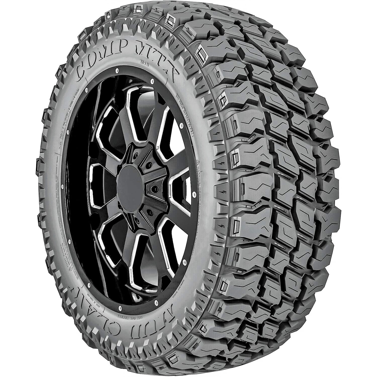 Tire Multi-Mile Mud Claw Comp MTX LT 295/65R20 Load E 10 Ply MT M/T ...