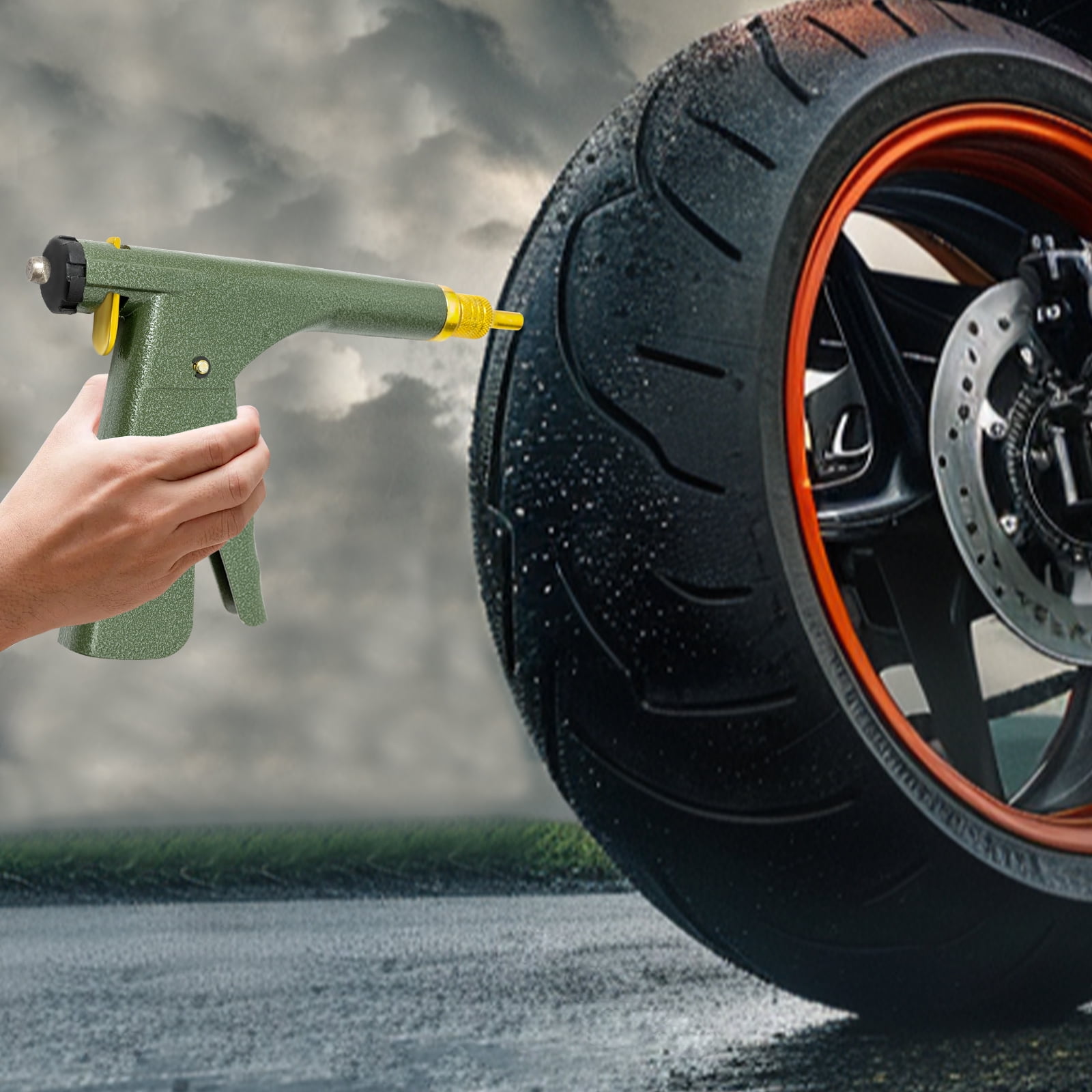 Tire Plug Gun Mushroom Tire Plug Kit Tire Plugger Tubeless Tyre Plug ...