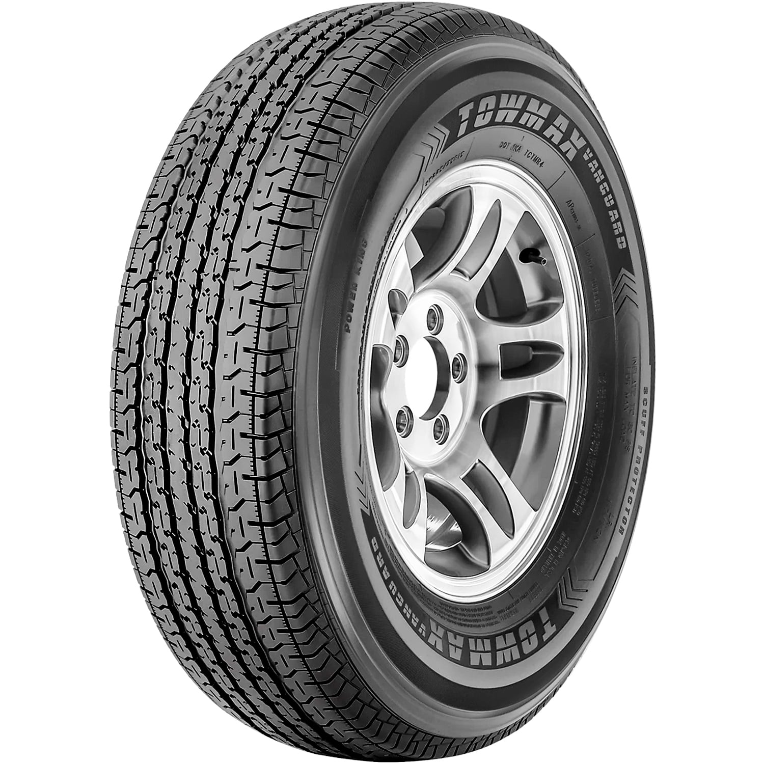 Power King Towmax Vanguard Nylon Belted ST205/75R15 205/75R15 107/102N ...