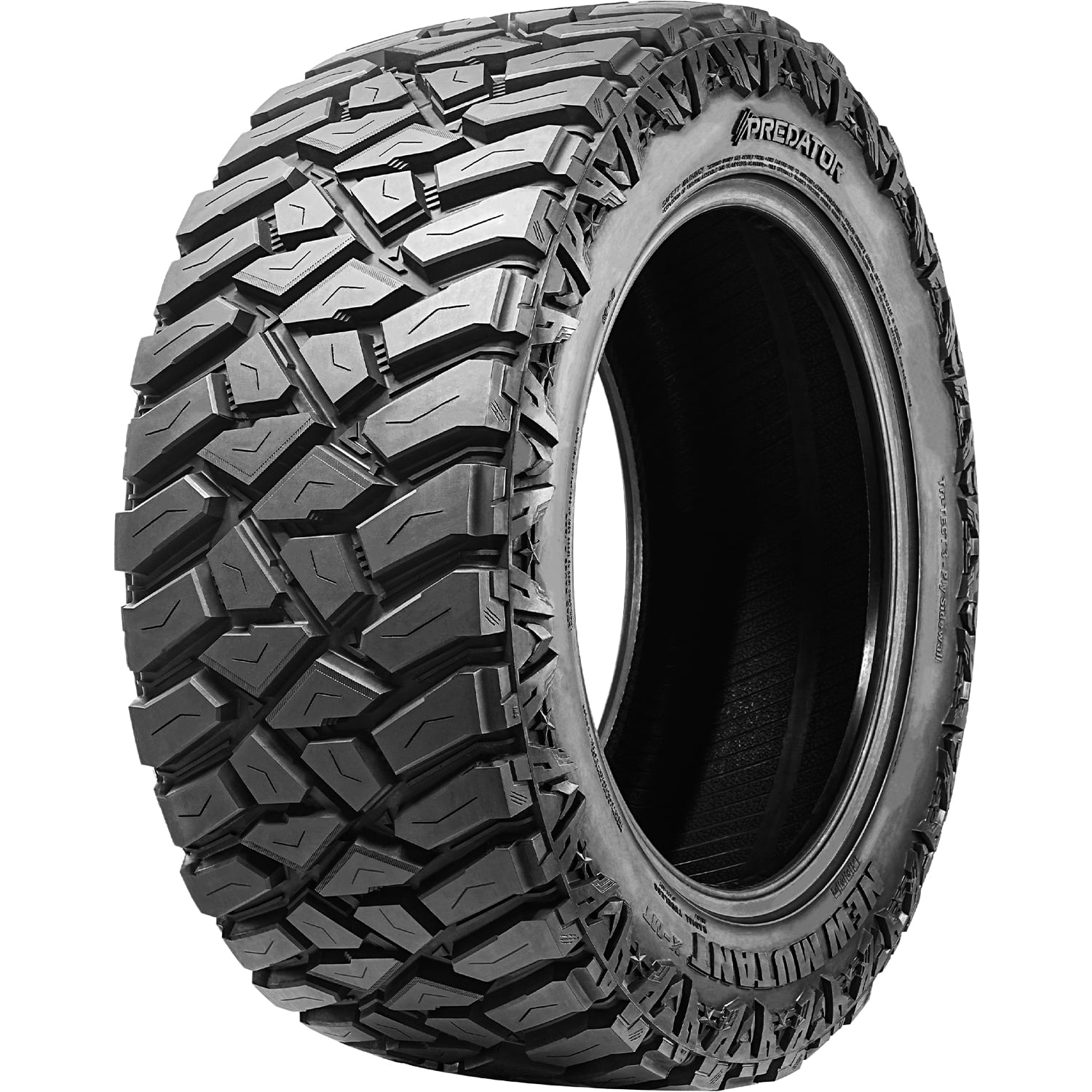 Tire Predator New Mutant X-MT LT 33X13.50R24 Load F 12 Ply MT M/T Mud ...