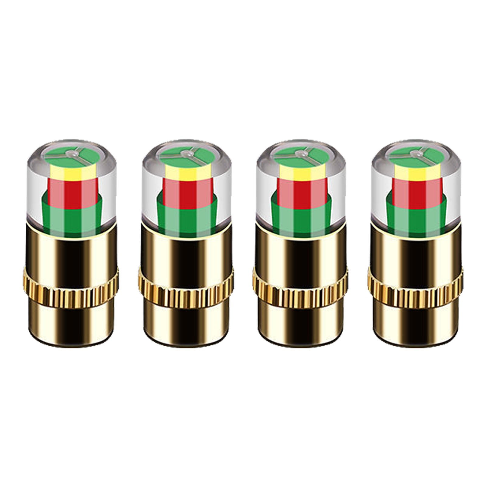 Tire Pressure Caps Visual Indicator Easy Read Alert System for Car ...