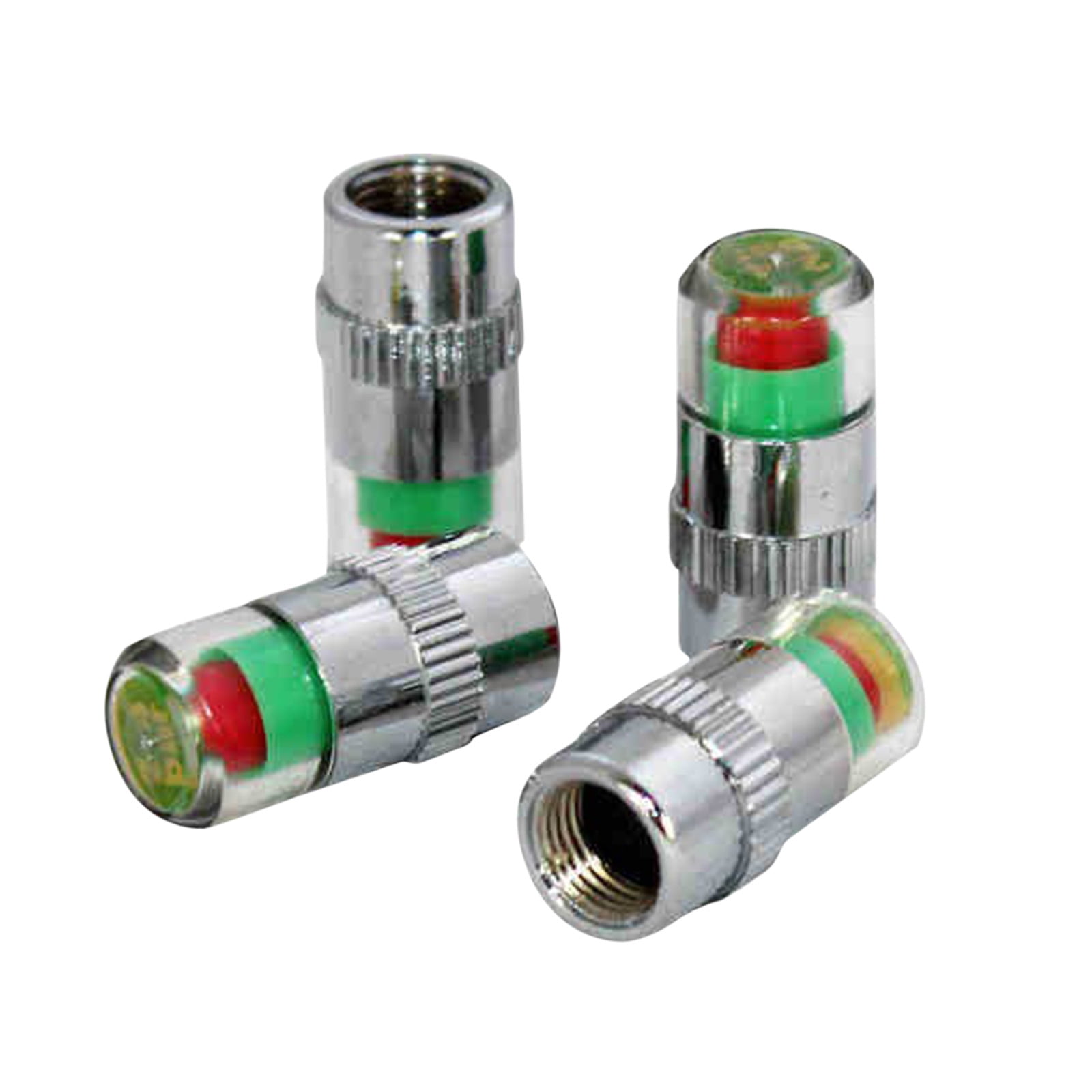 Tire Pressure Monitor, 3-color Eye Alarm Device Tire Pressure Caps ...