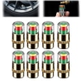 Tire Pressure Monitor Valve Stem Caps,Universal 36PSI Car Tire Pressure ...