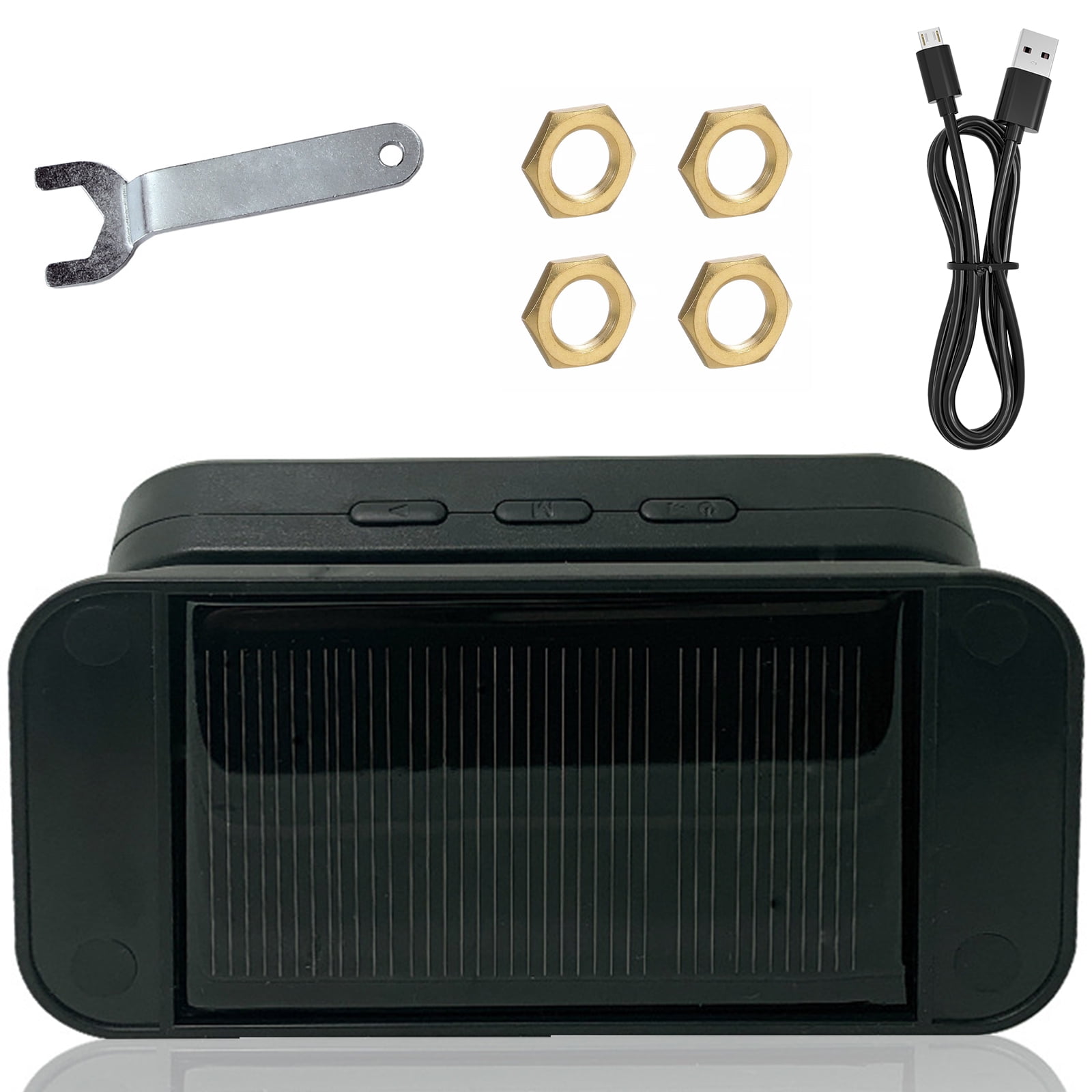 Tire Pressure Monitoring Device Solar Panel USB Charges 4 Sensors ...