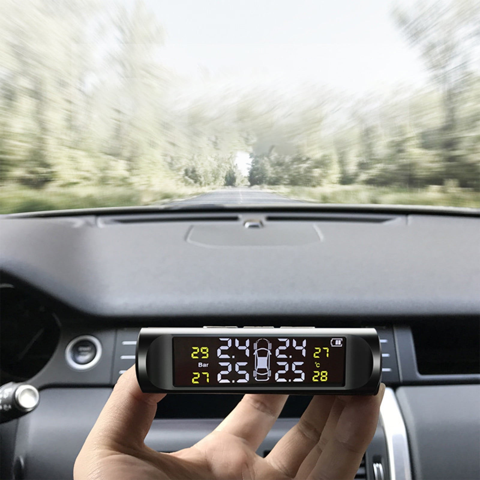 Tire Pressure Monitoring System, External Sensor, Solar Power Supply ...