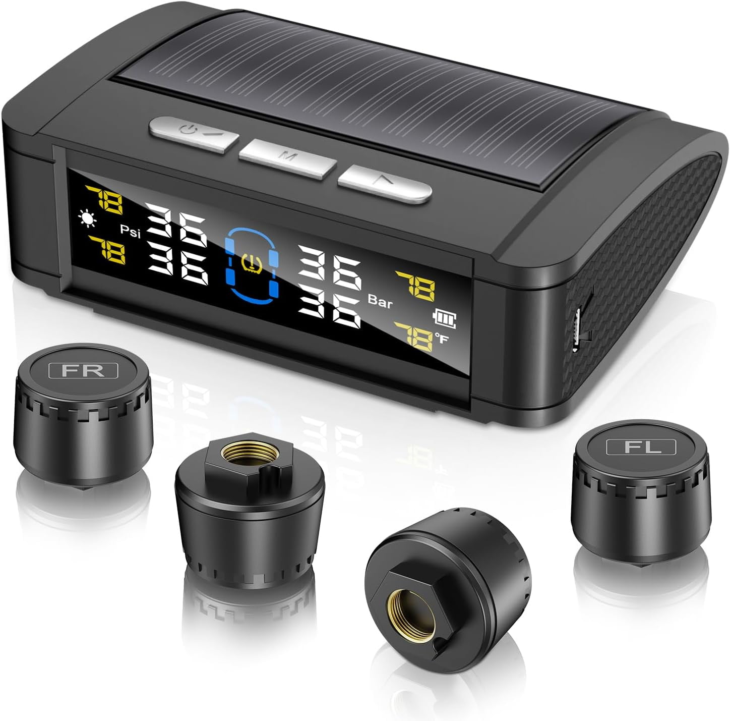 Tire Pressure Monitoring System (w/Language Alarm Modes),Tire Pressure ...
