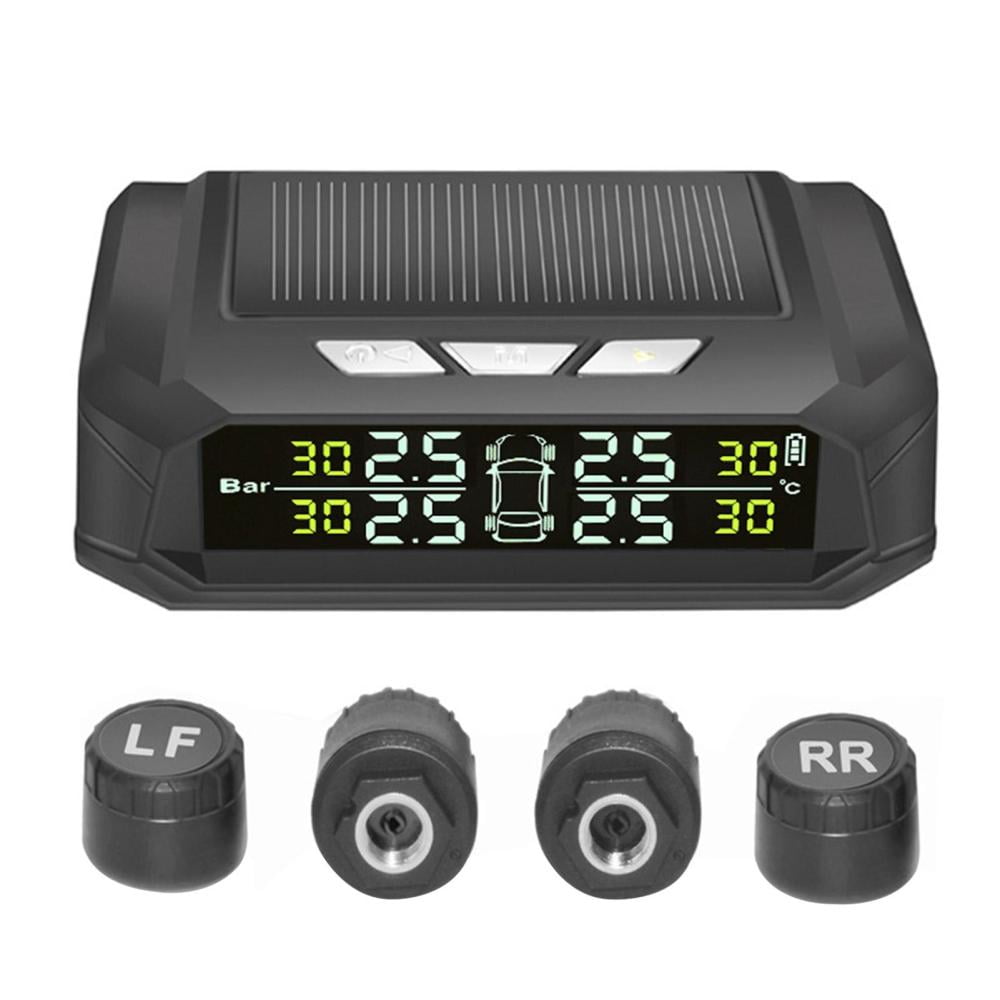 Tire Pressure Monitoring Systems TPMS | Wireless Solar RV TPMS with LCD ...