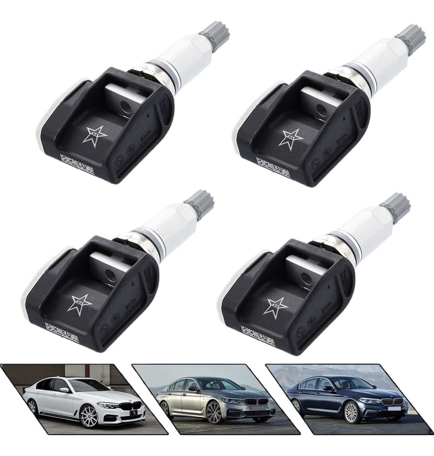 Tire Pressure Sensor Tpms 433 Mhz Compatible with Bmw 5 G30 G31 G38 ...