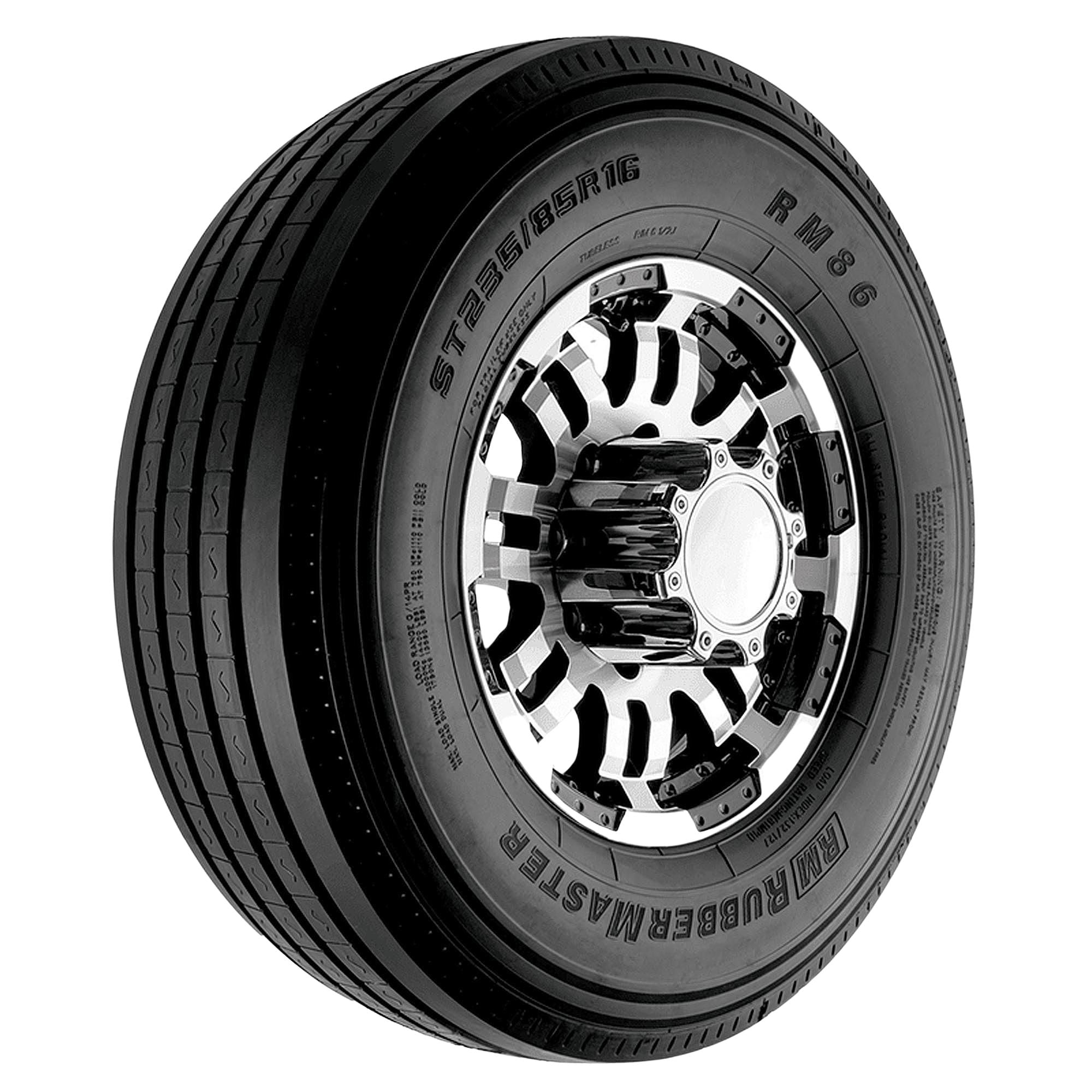 RubberMaster All Steel Trailer 235/80R16 129/125L G Trailer Tire ...