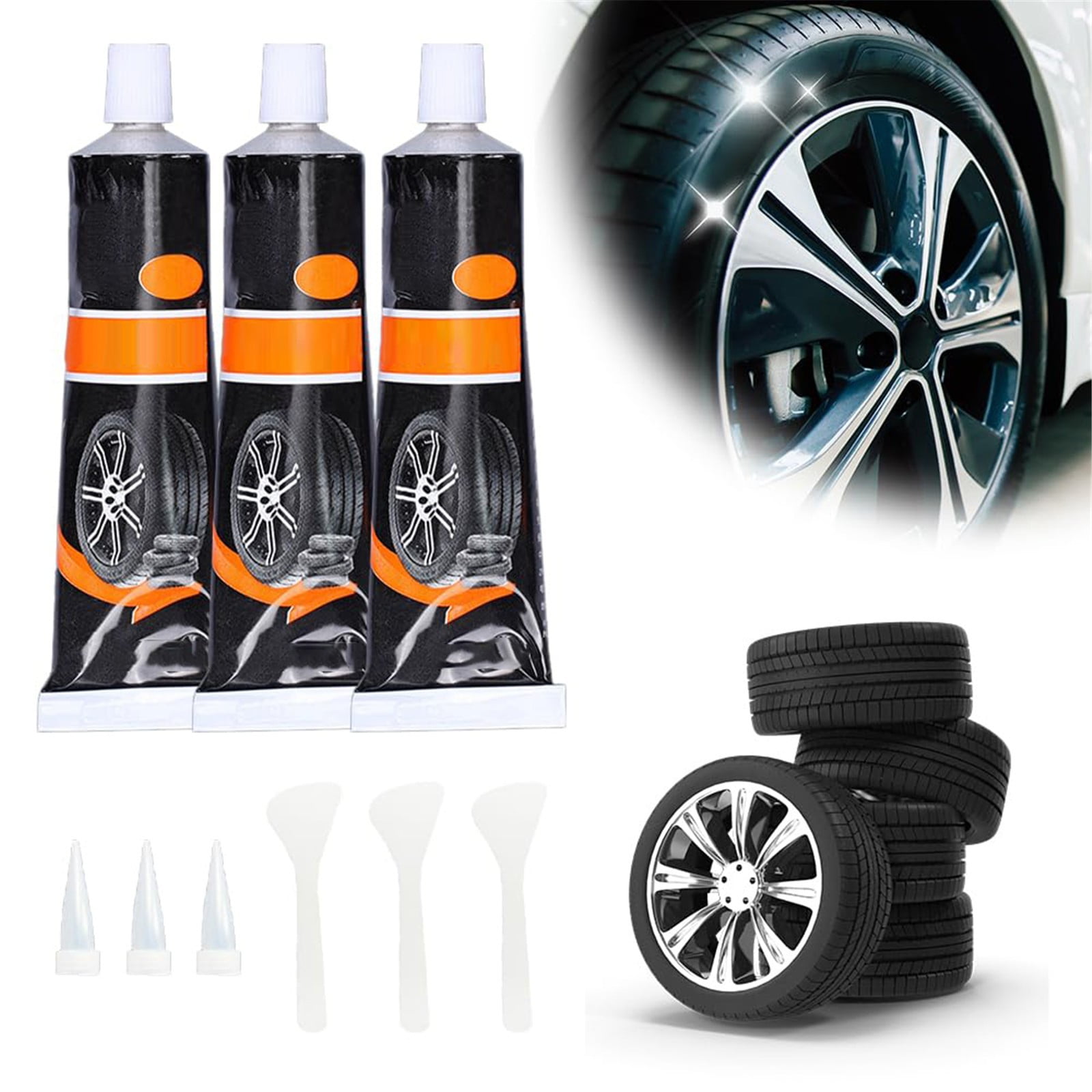 Tire Repair Glue,Professional Black Rubber Cement for Car,Motorcycle ...