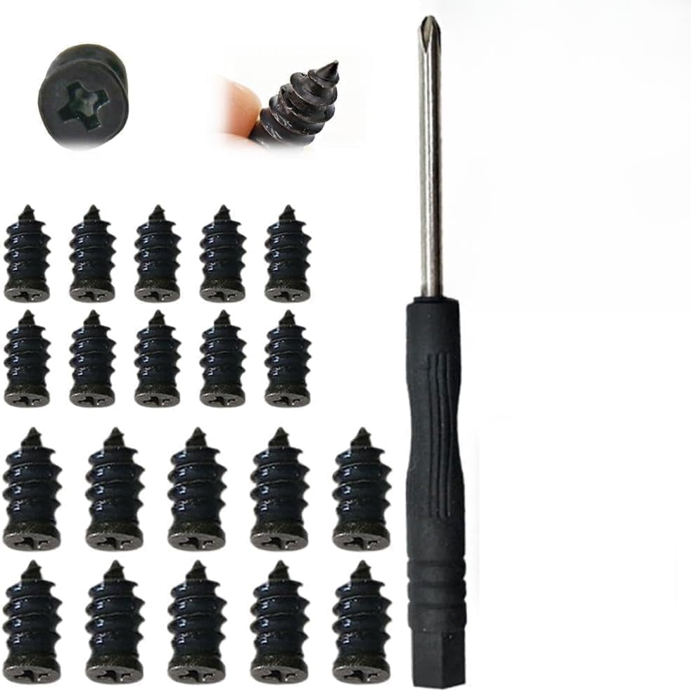 Tire Repair Rubber Nail Kit with Screw Tire Plugs, 2-Size Fast Self ...