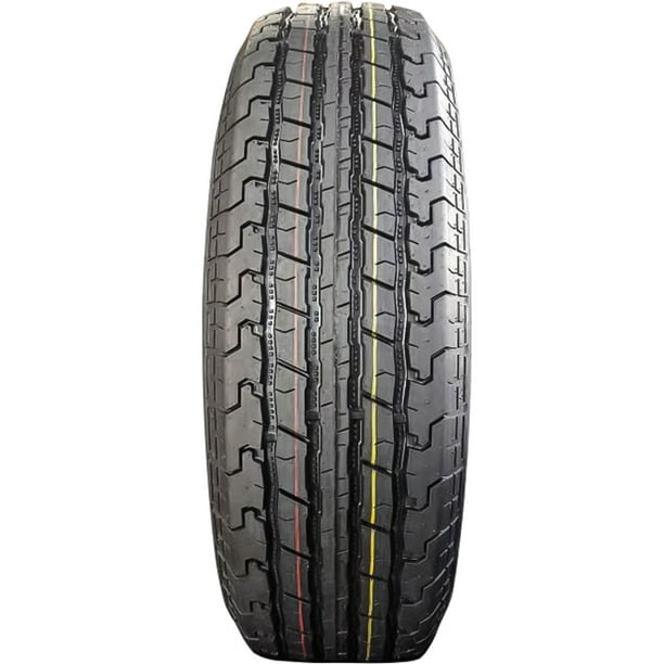 Tire Roundrule ST Hikee Semi Steel ST 205/75R15 Load E 10 Ply Trailer - Walmart.com