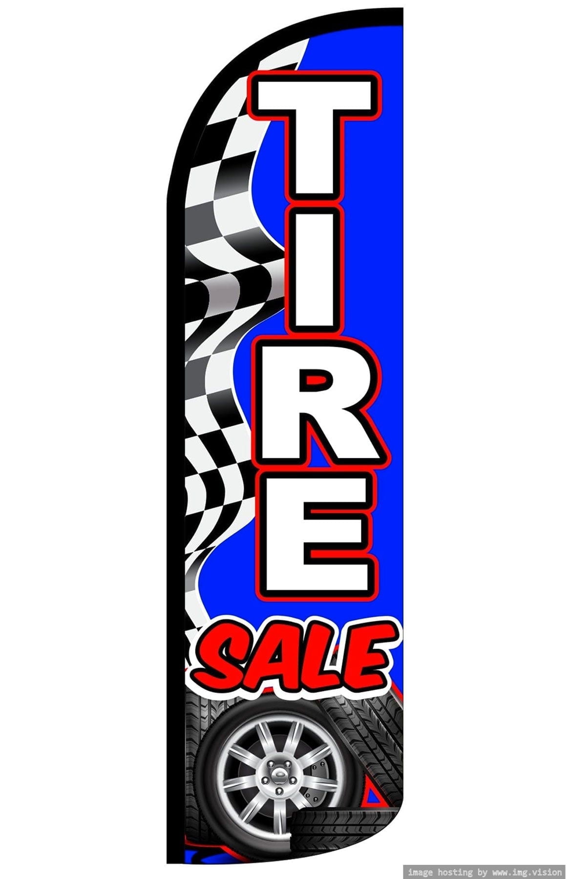 Tire Sale Windless flag Without Pole Advertisement /Business Flags ...