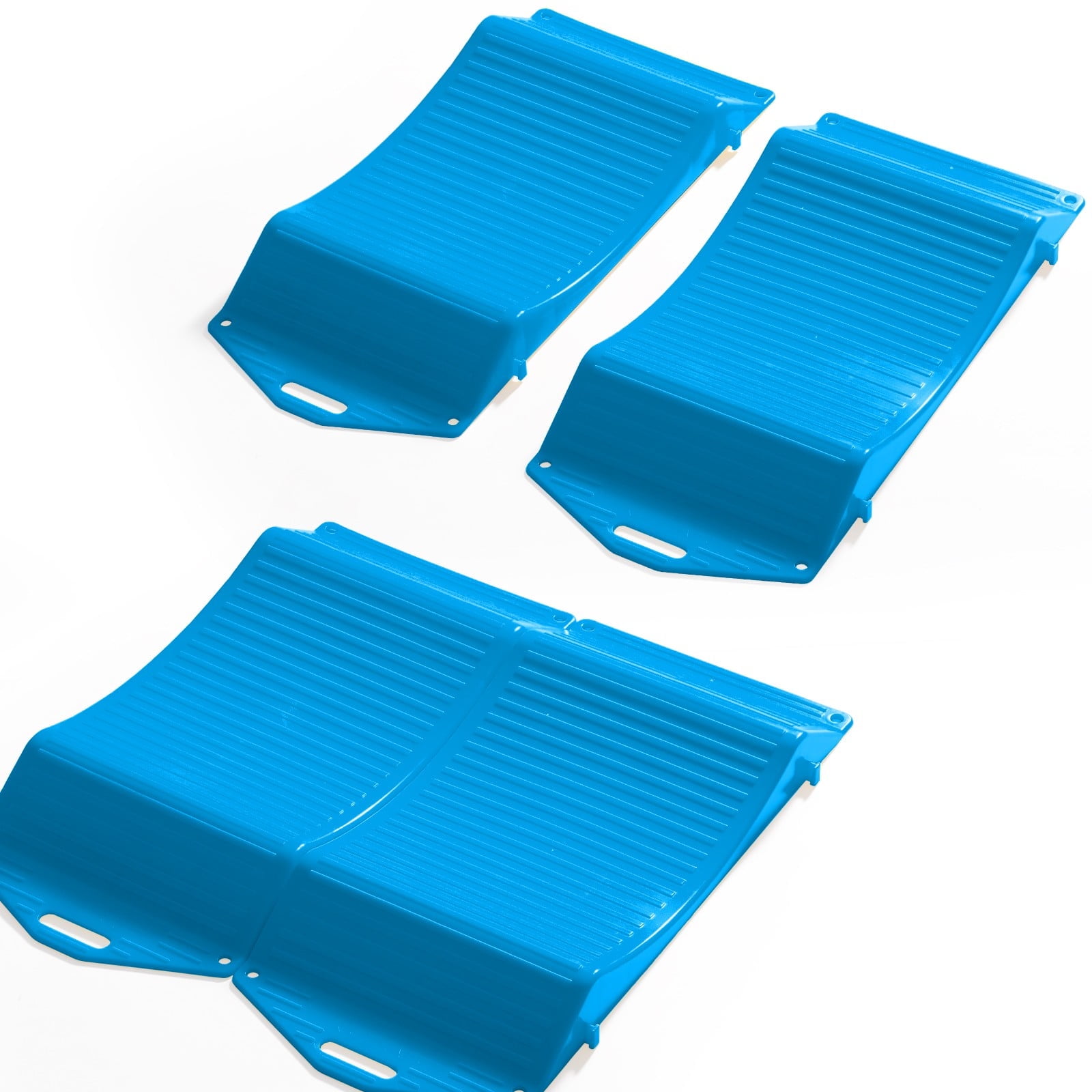 Tire Saver Ramps - Heavy-Duty Vehicle Storage Ramp Set of 4 Pack Anti ...