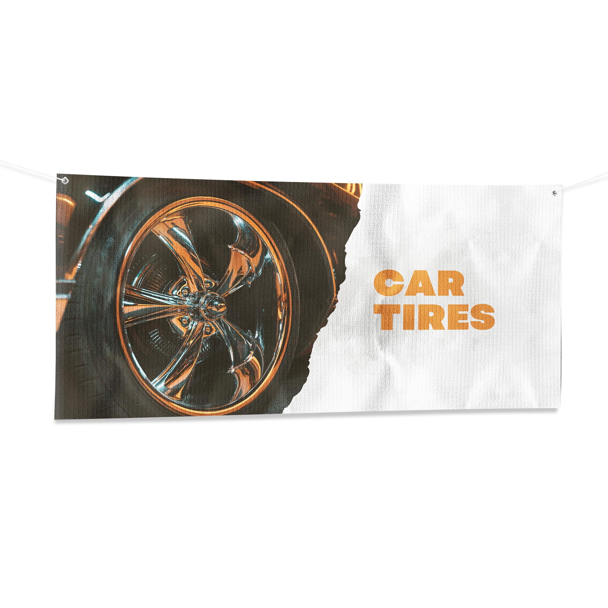 Tire Service Banner Large (4Feetx2Feet) By Dreamcontroller | Wall ...