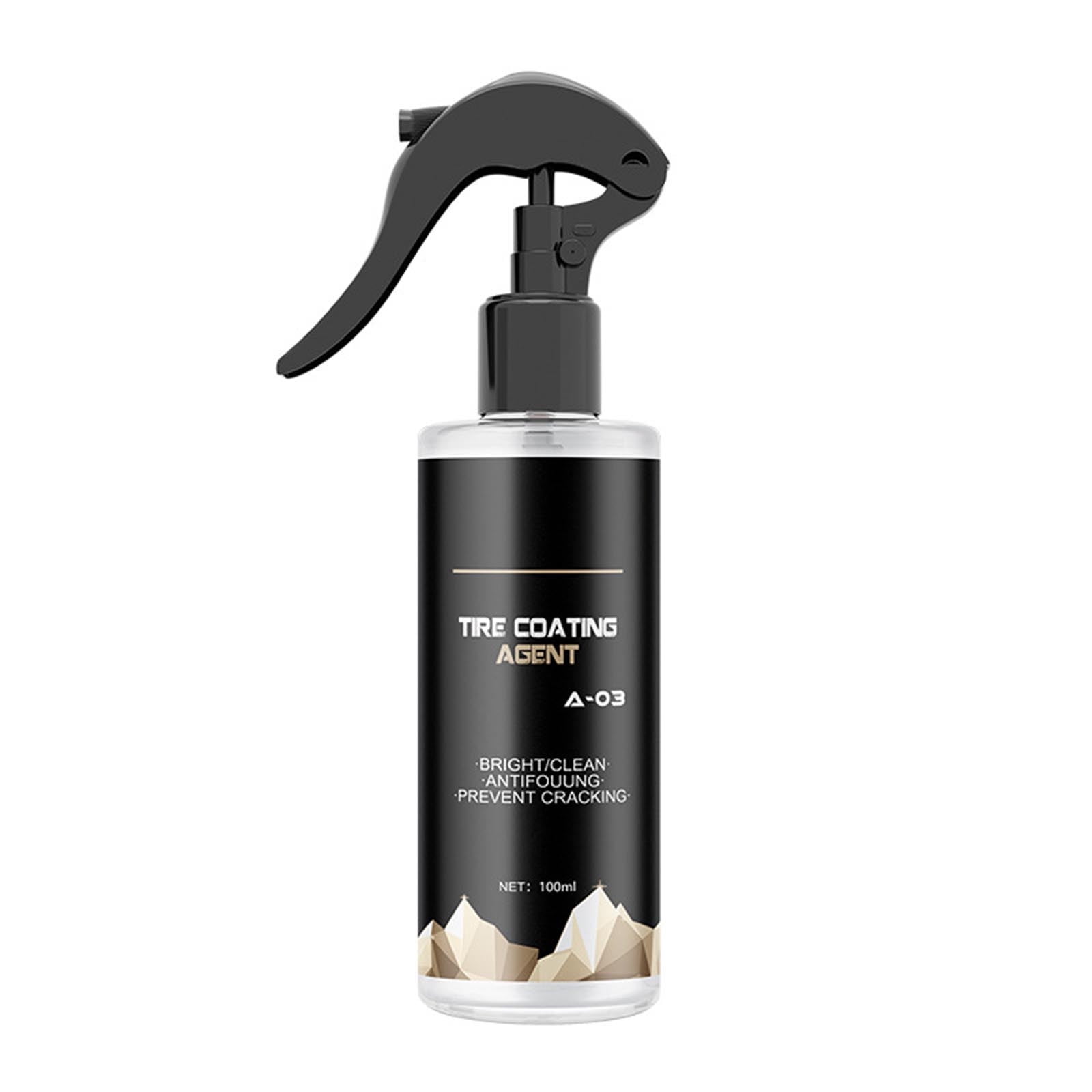 Tire Shine Spray Car Tire Dressing Tire Wet Black Magic Tire Brightener ...