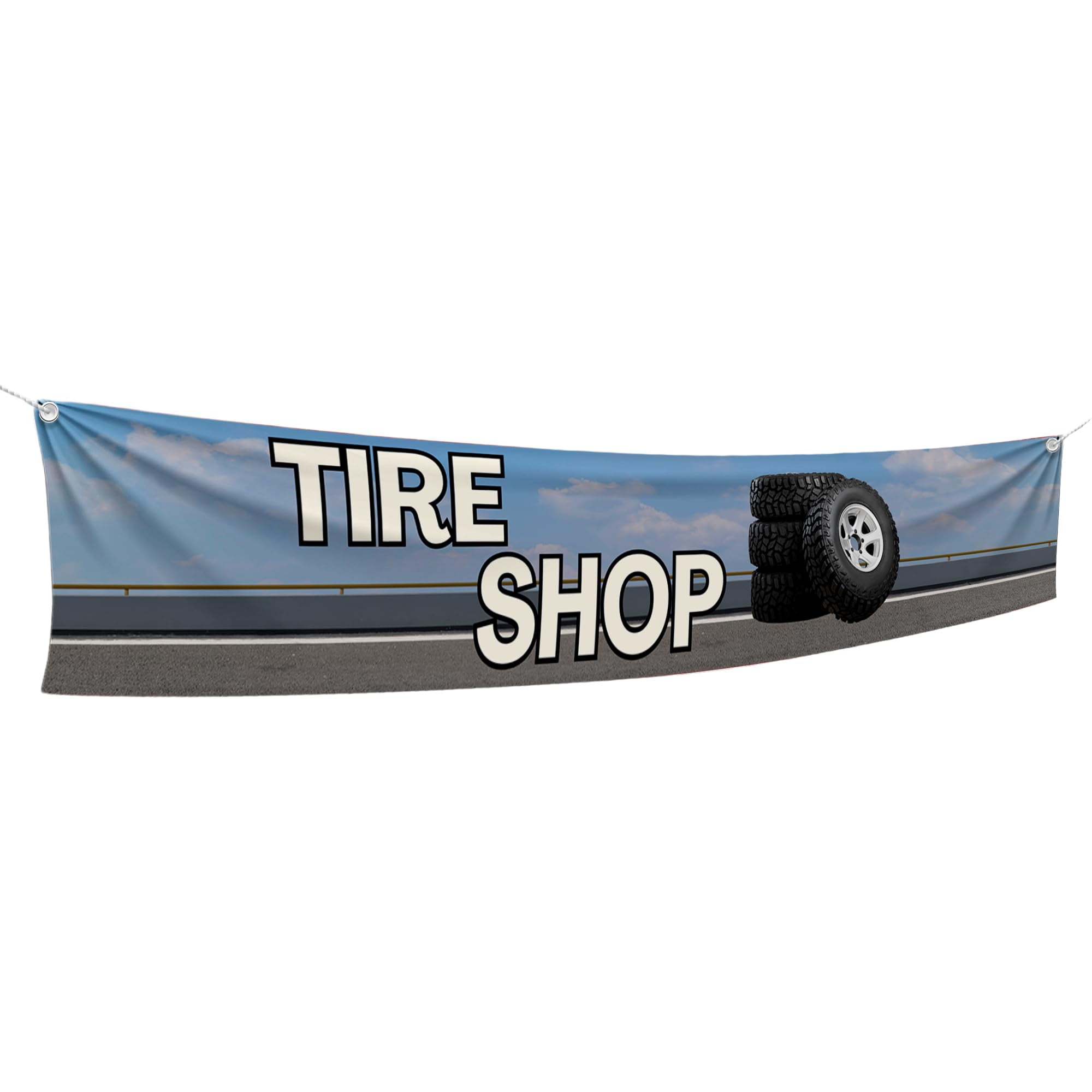 Tire Shop Large Banners and Signs for Outdoor by DreamController ...